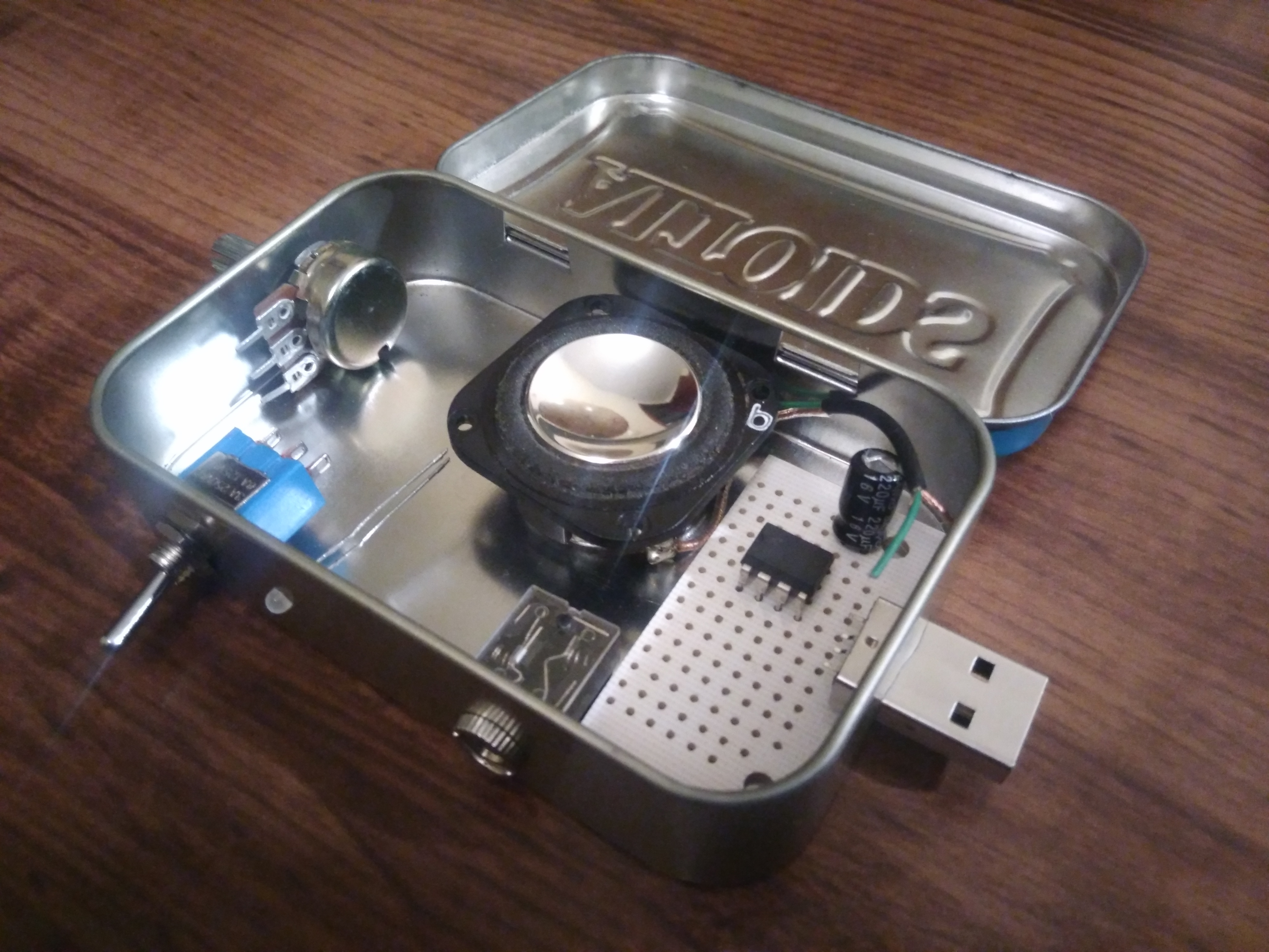 DIY USB Altoids Speaker. (Super Easy) : 6 Steps (with Pictures) - Instructables