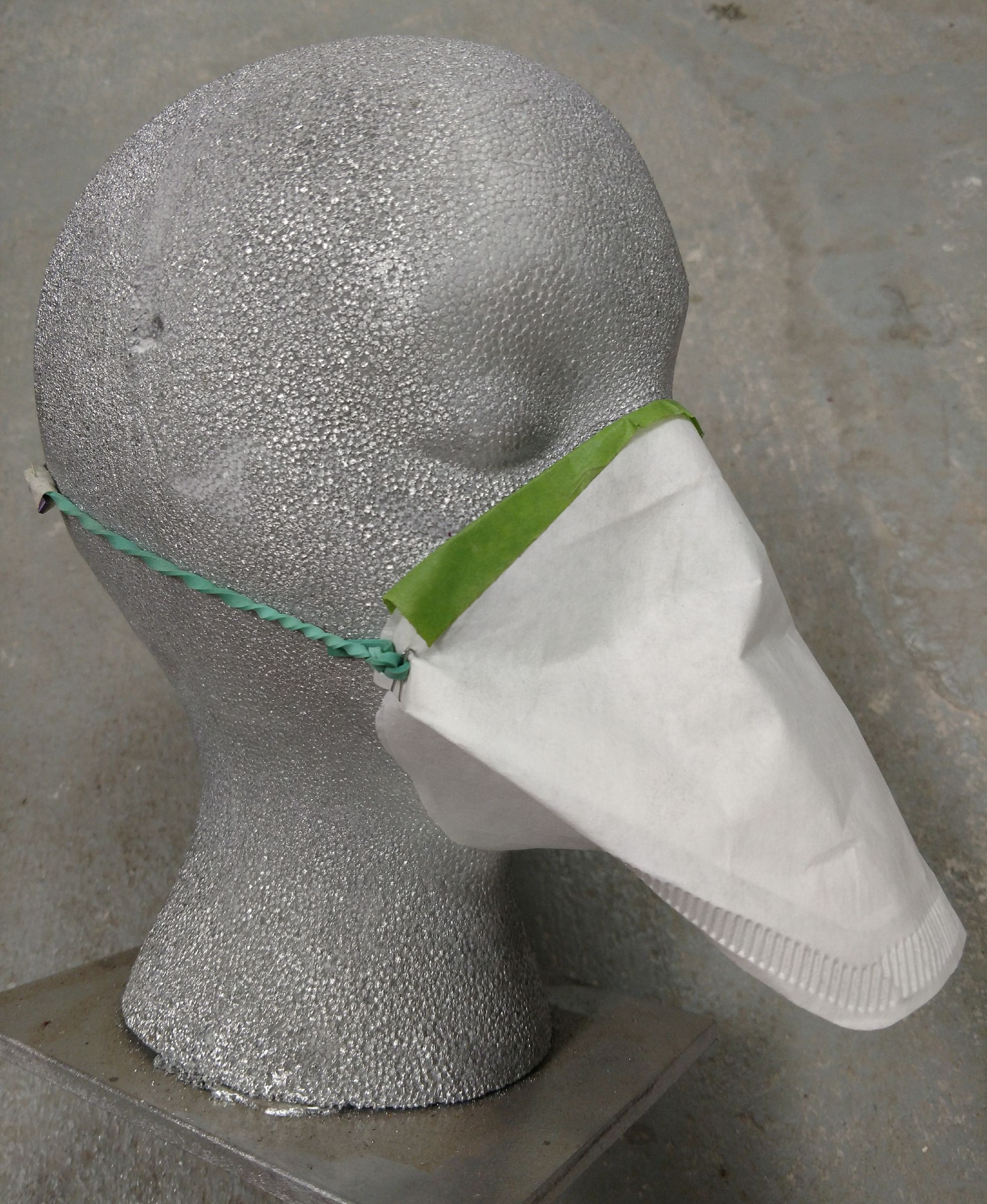 Coffee Filter Make-do Face Masks : 4 Steps - Instructables