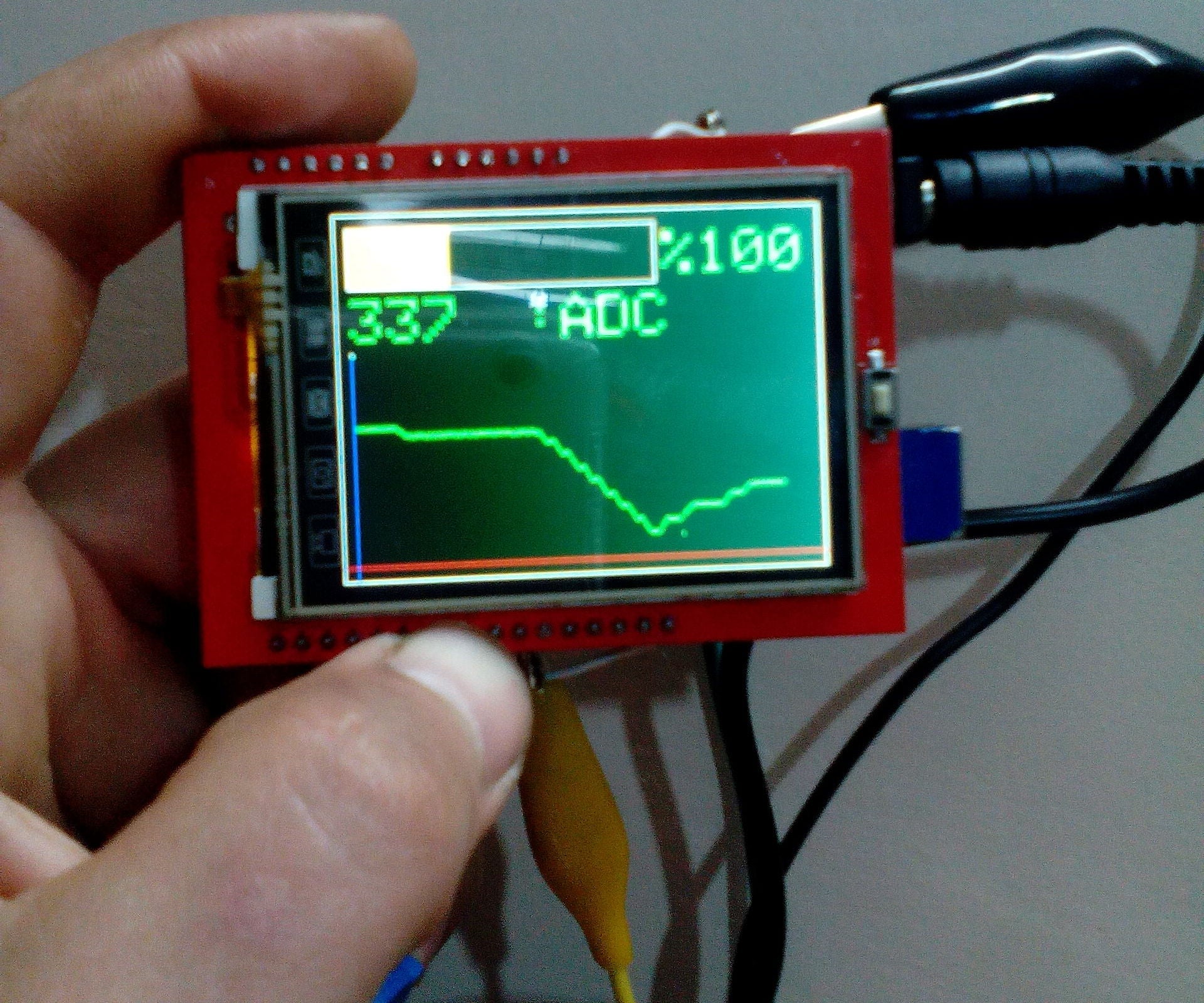 How To Create A Simple Oscilloscope With Arduino And Tft Lcd 4 Steps