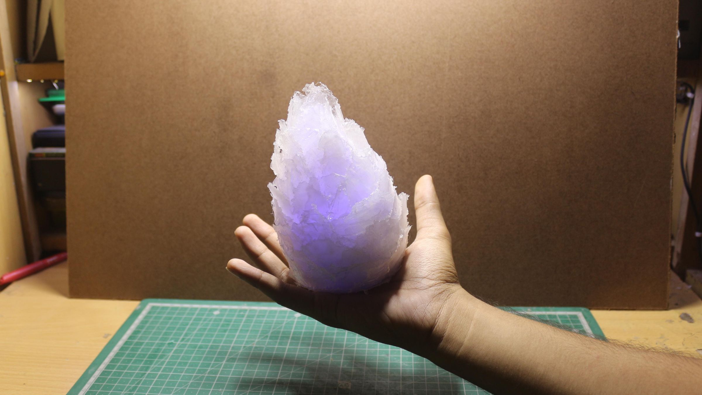 DIY Blue Fireball Using Hot Glue : 11 Steps (with Pictures) - Instructables