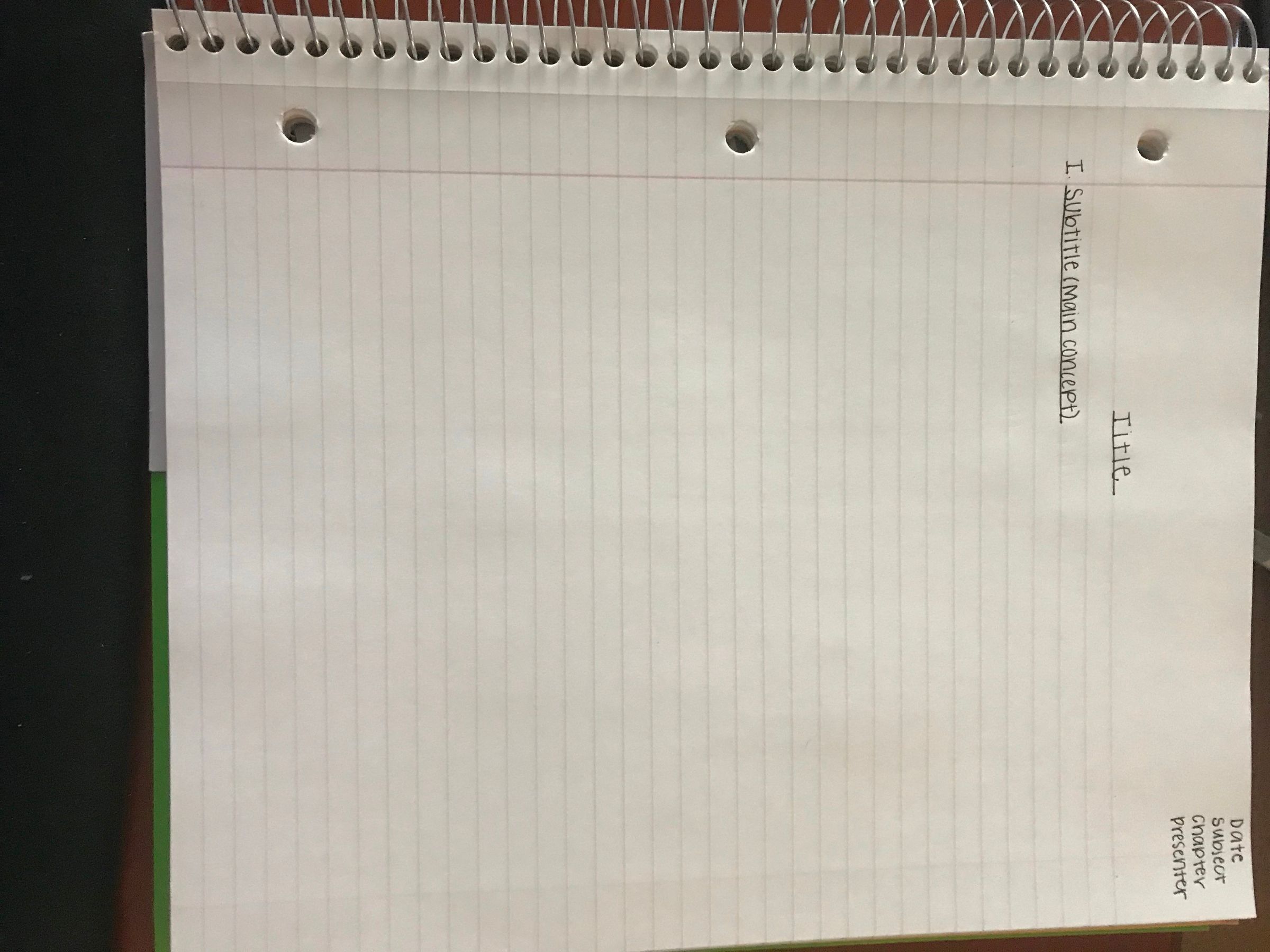 HOW TO TAKE EFFECTIVE OUTLINE NOTES : 10 Steps - Instructables