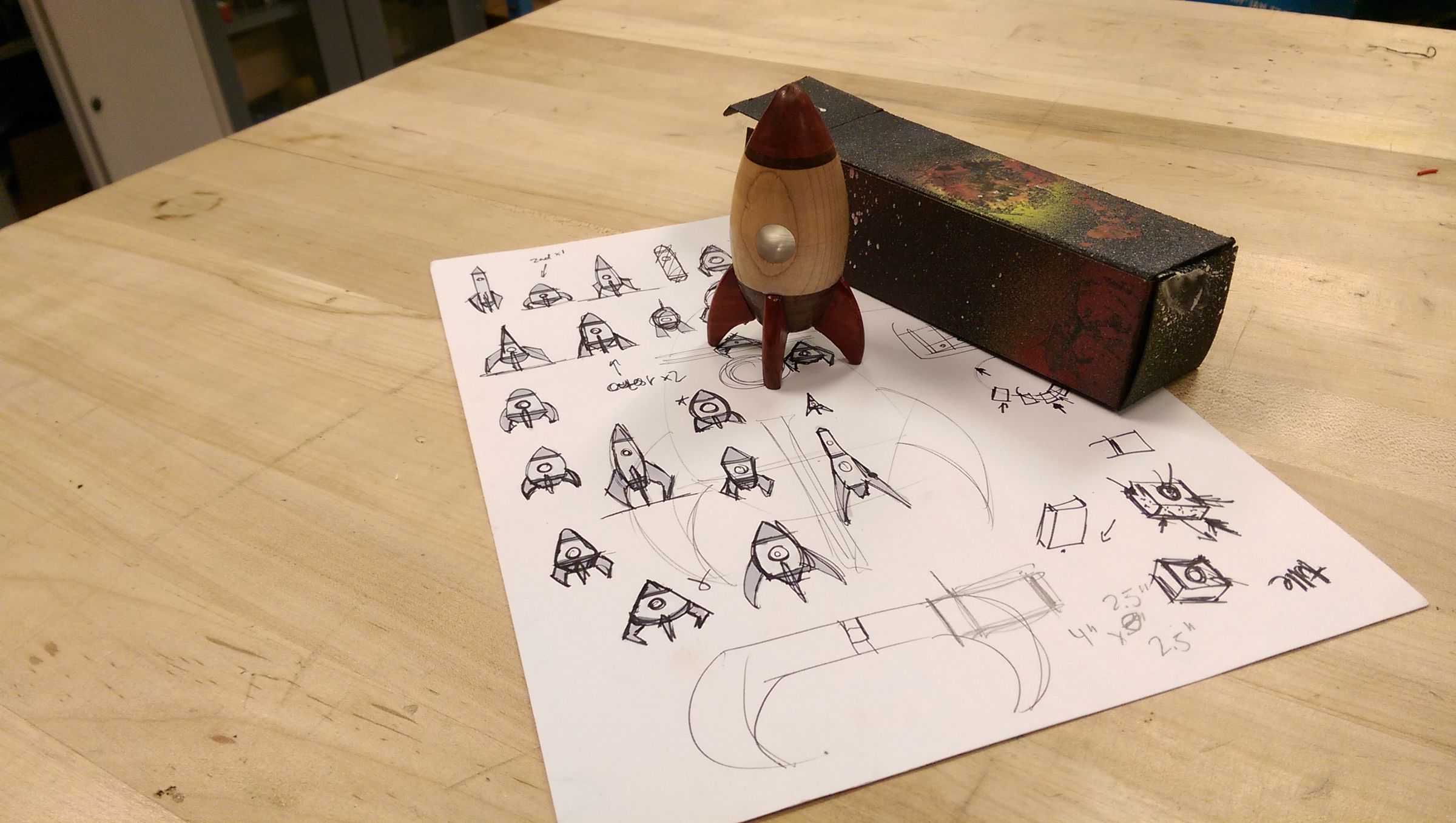 Wooden Rocket With a See-Through Window : 10 Steps (with Pictures ...