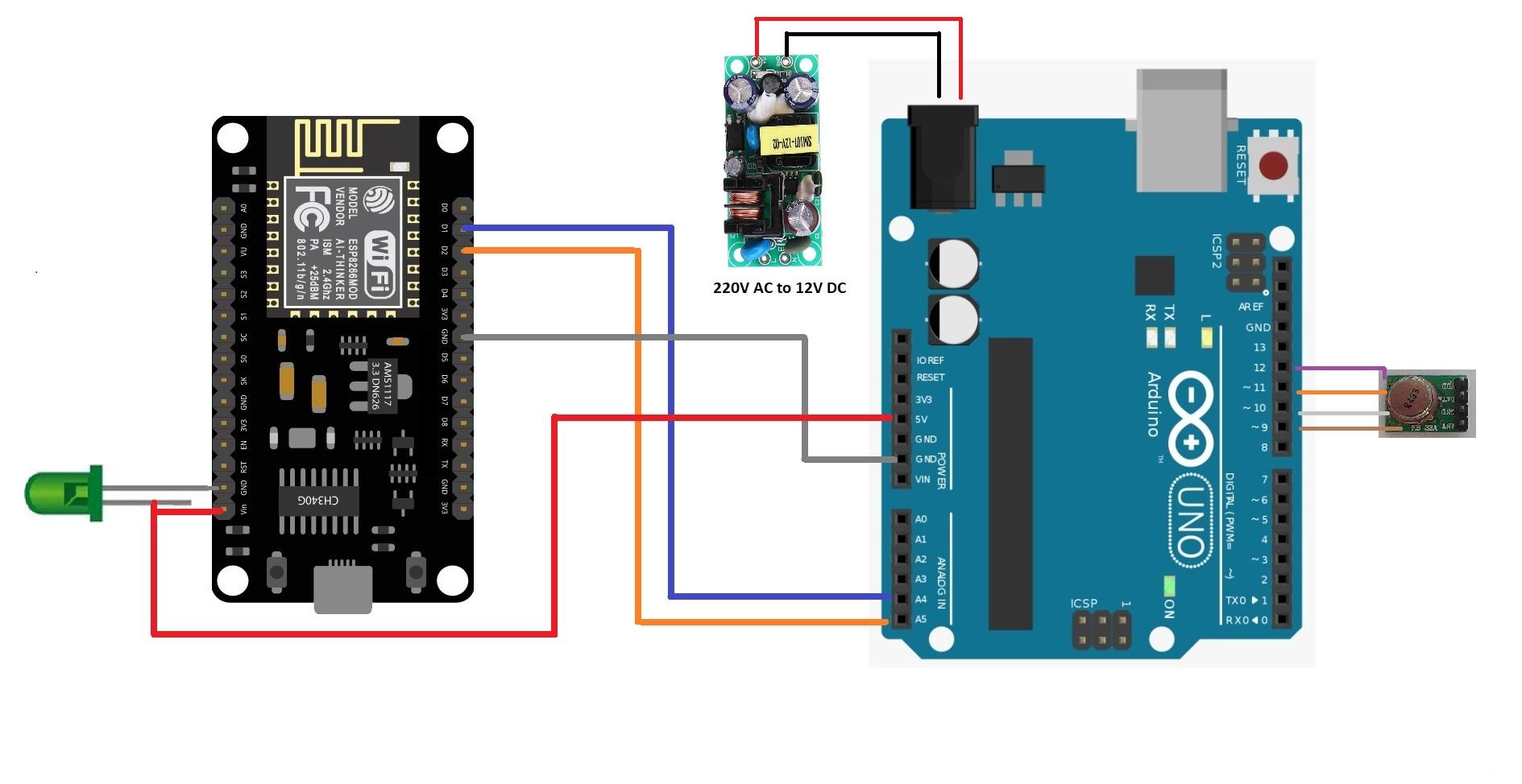 Control Wireless Relays (Lights) Using NodeMCU, Arduino Uno and Blynk ...
