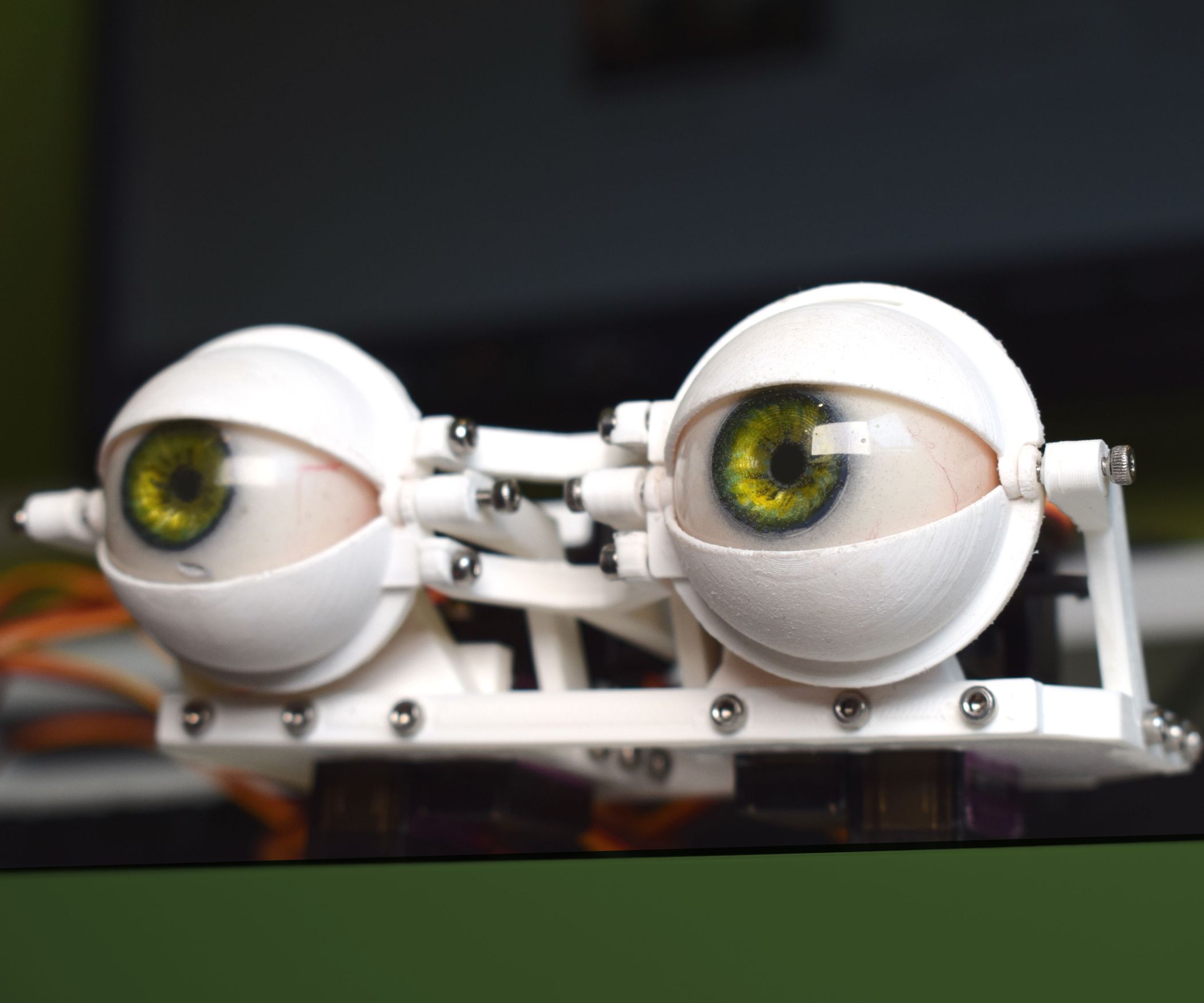 DIY Compact 3D Printed Animatronic Eye Mechanism : 4 Steps (with ...