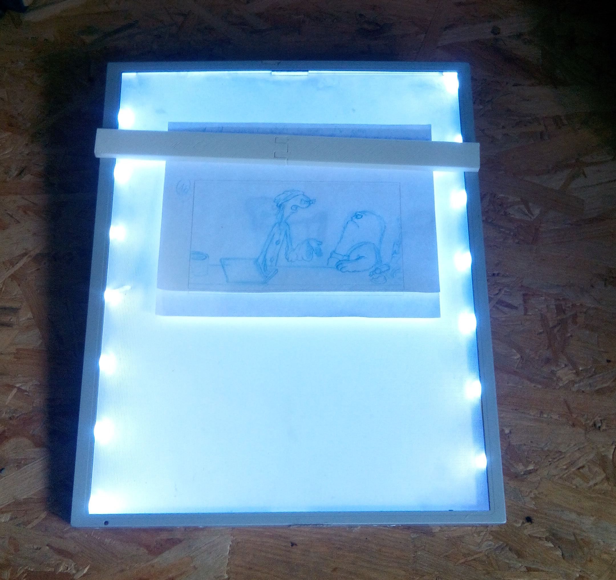 Portable LED Tracing Light Box (upcycled From LCD TFT)) : 4 Steps (with ...