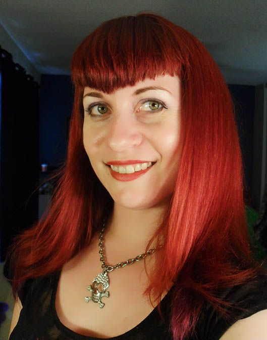 Dark Crimson Hair Color