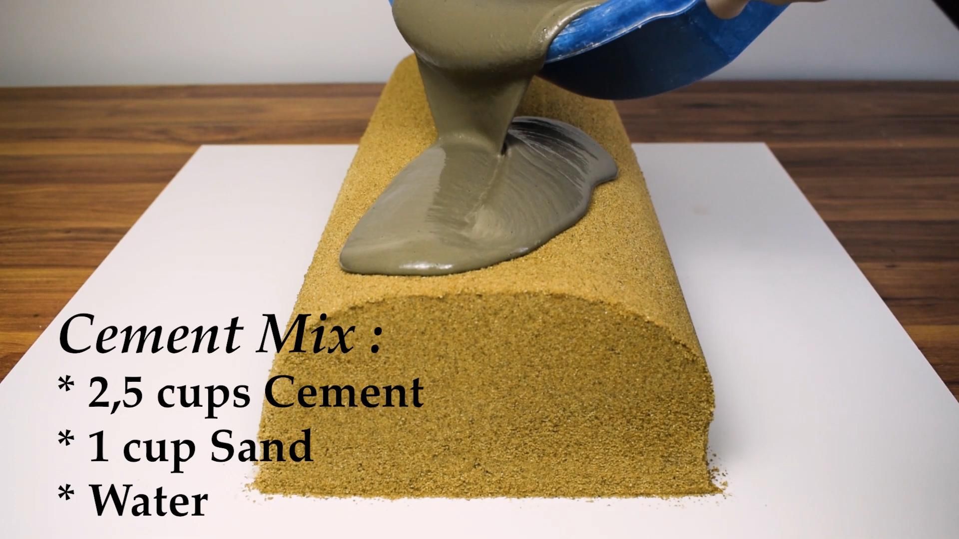 Concrete Tree Log Waterfall Fountain : 15 Steps (with Pictures ...