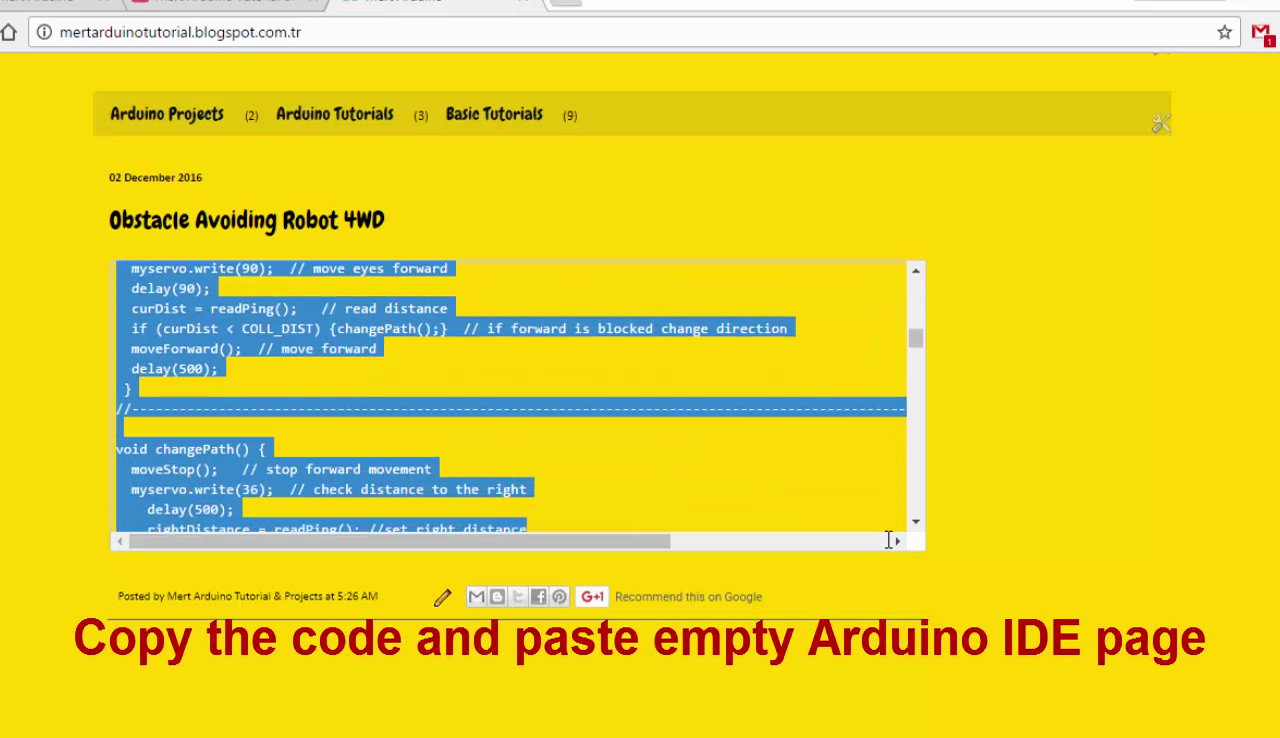 Arduino - Obstacle Avoiding Robot 4WD : 8 Steps (with Pictures ...