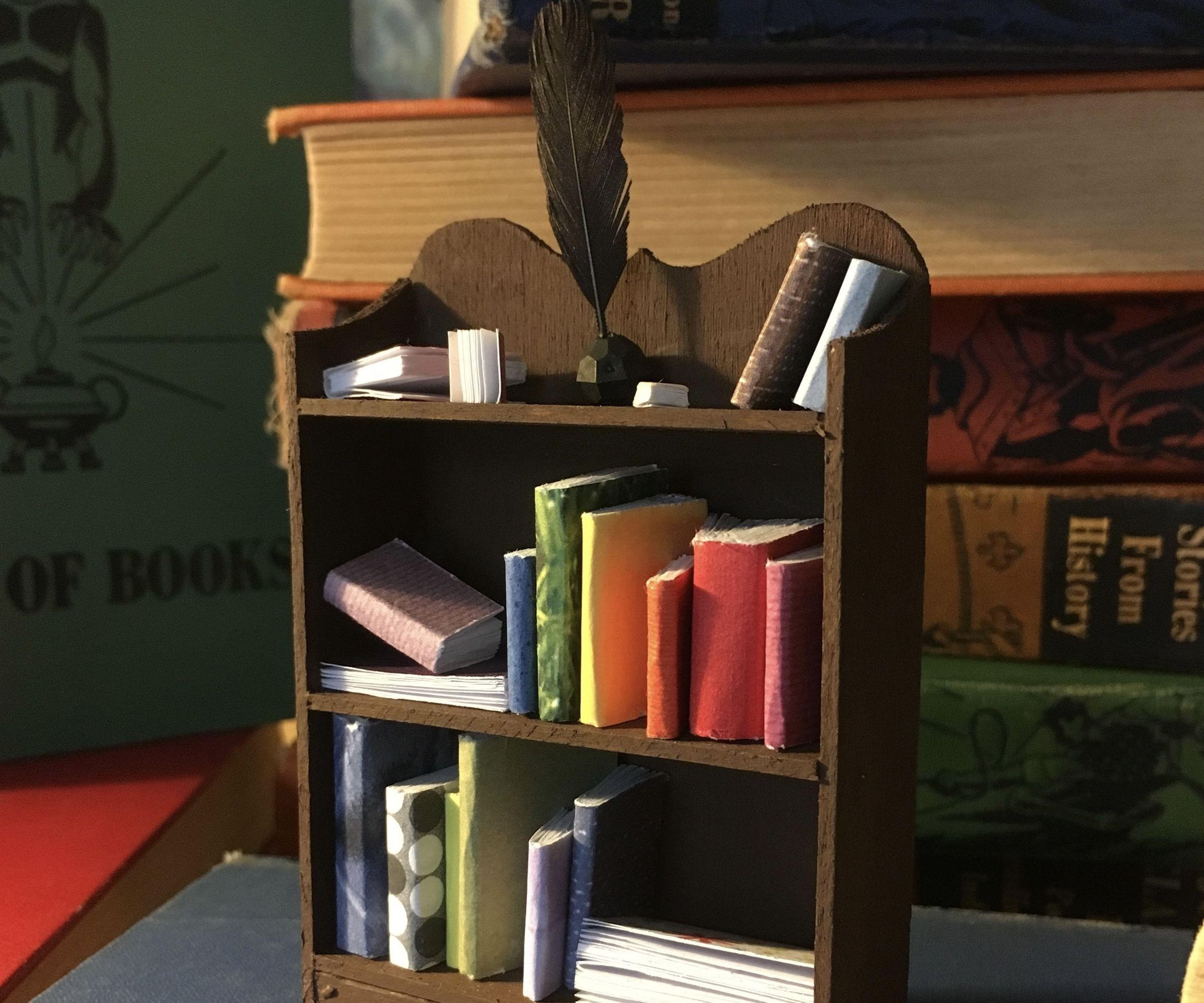 Miniature Bookcase With Books : 10 Steps (with Pictures) - Instructables