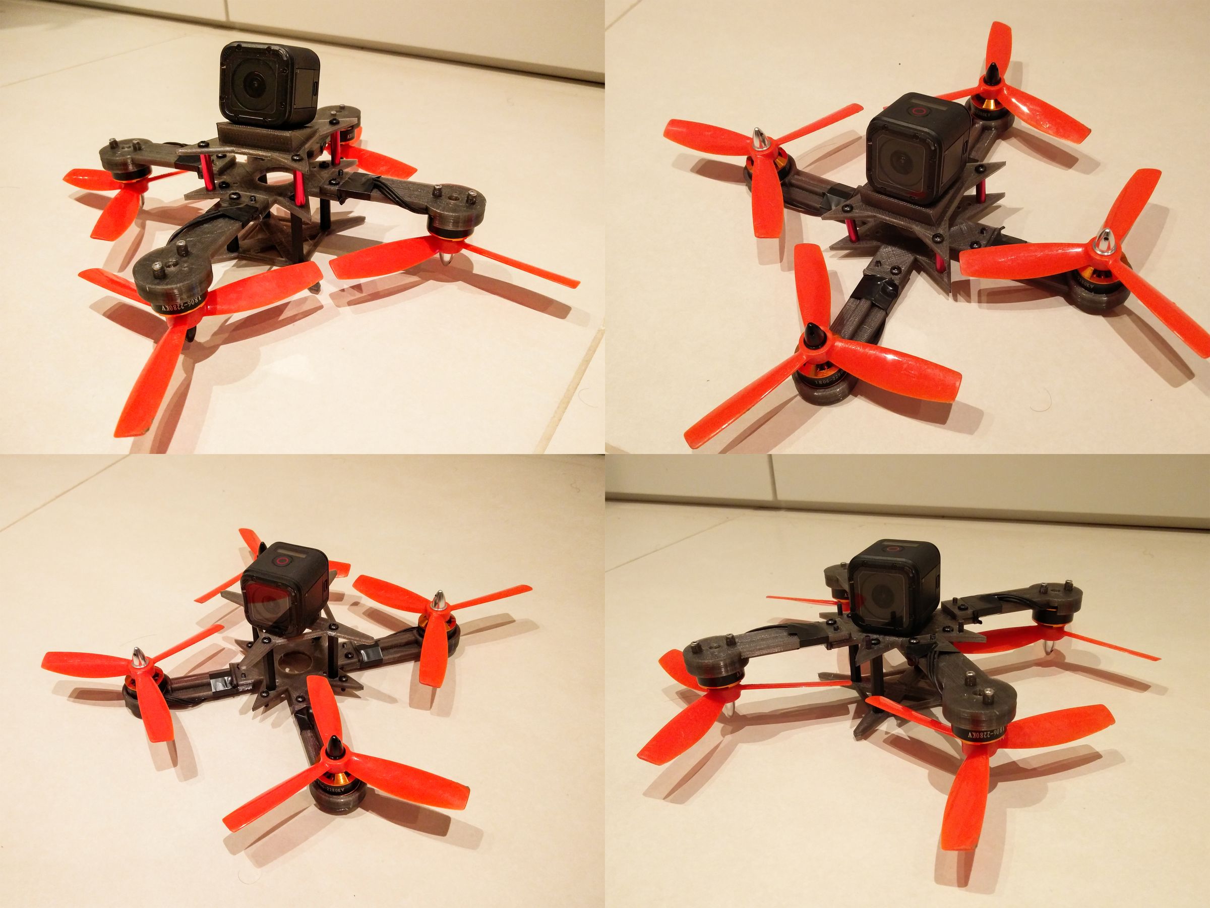 DIY Modular & Transformable FPV Racing Quadcopter! : 5 Steps (with ...