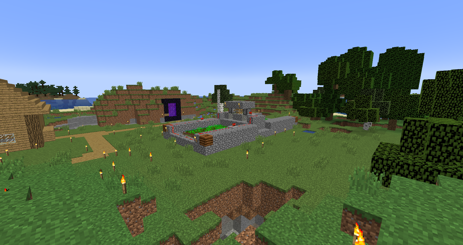 Minecraft Auto-harvest Wheat Farm : 14 Steps - Instructables