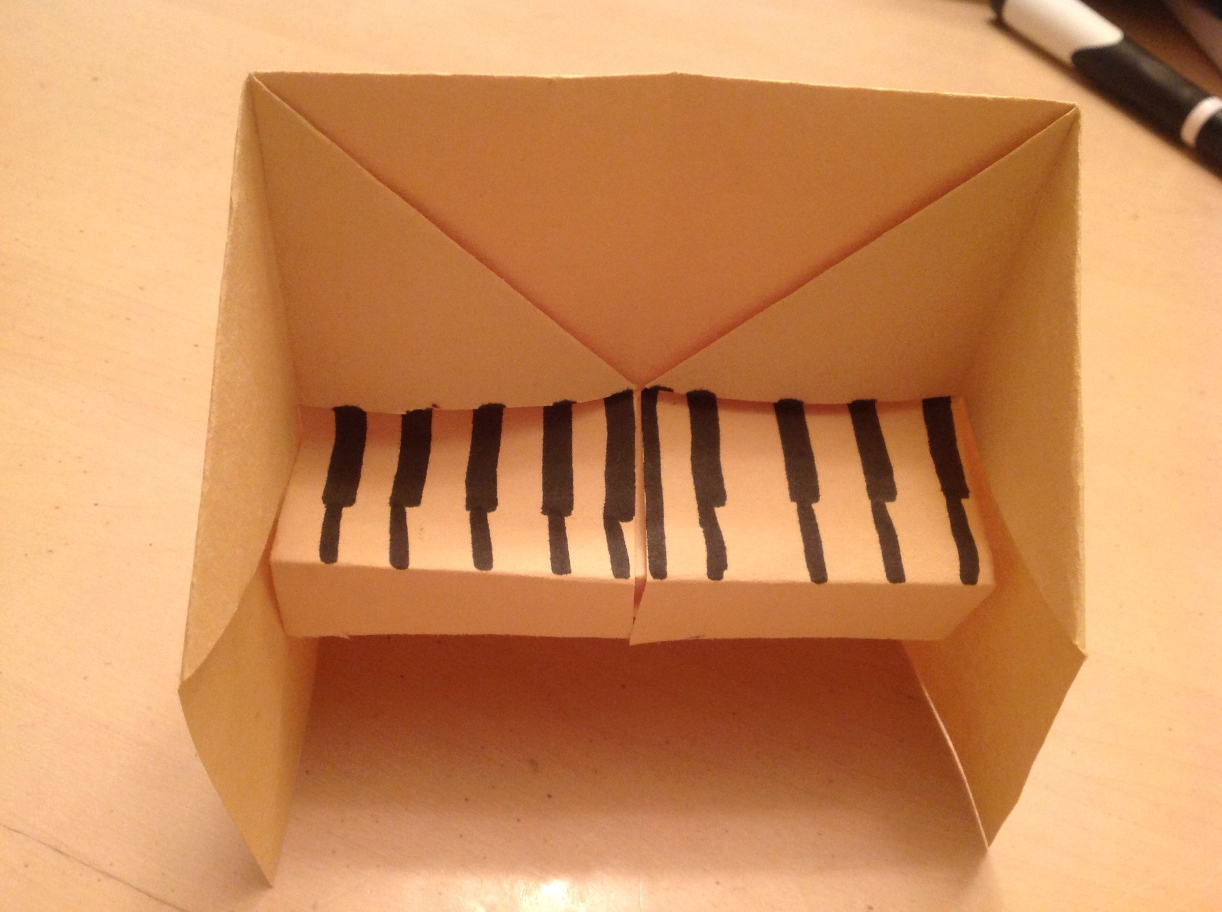 How to Make a Simple Origami Piano : 12 Steps - Instructables