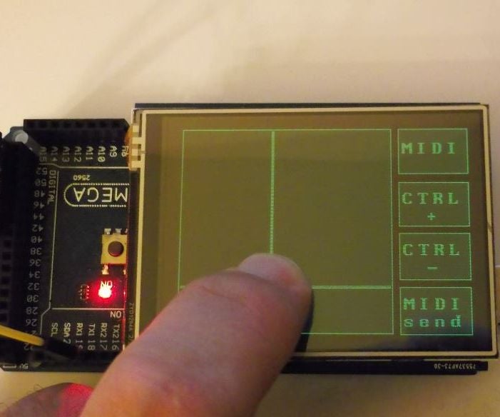 XY MIDI Pad With Arduino and TFT : 7 Steps - Instructables