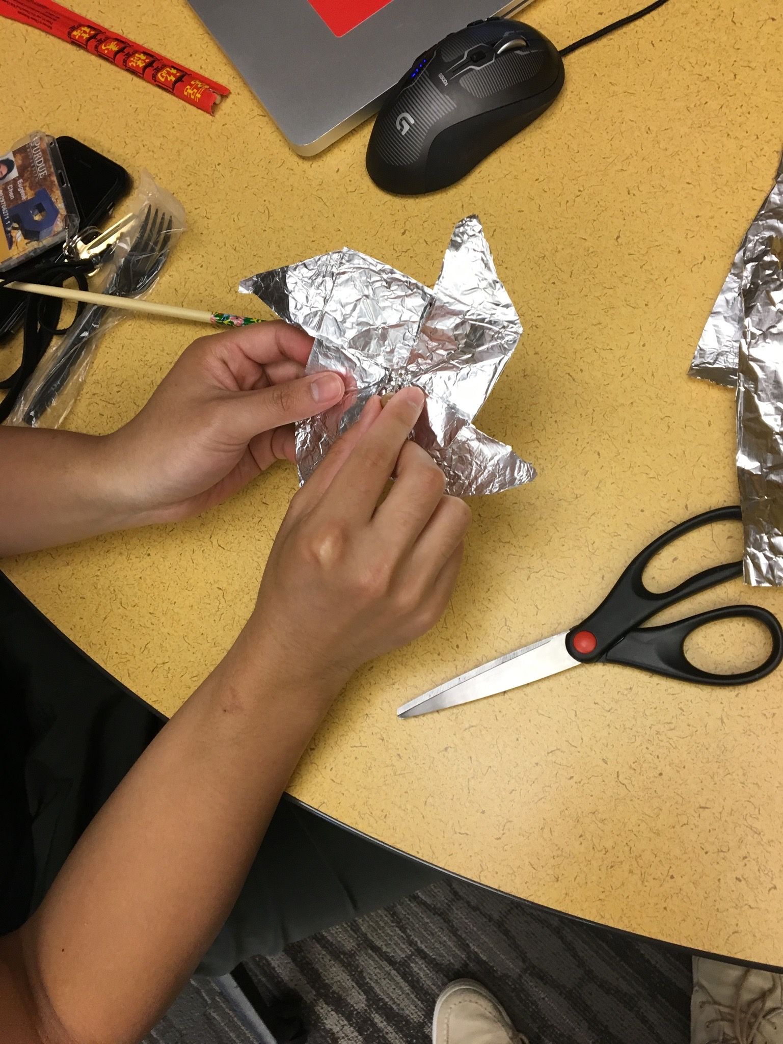 Aluminum Foil Origami Pinwheel : 14 Steps - Instructables
