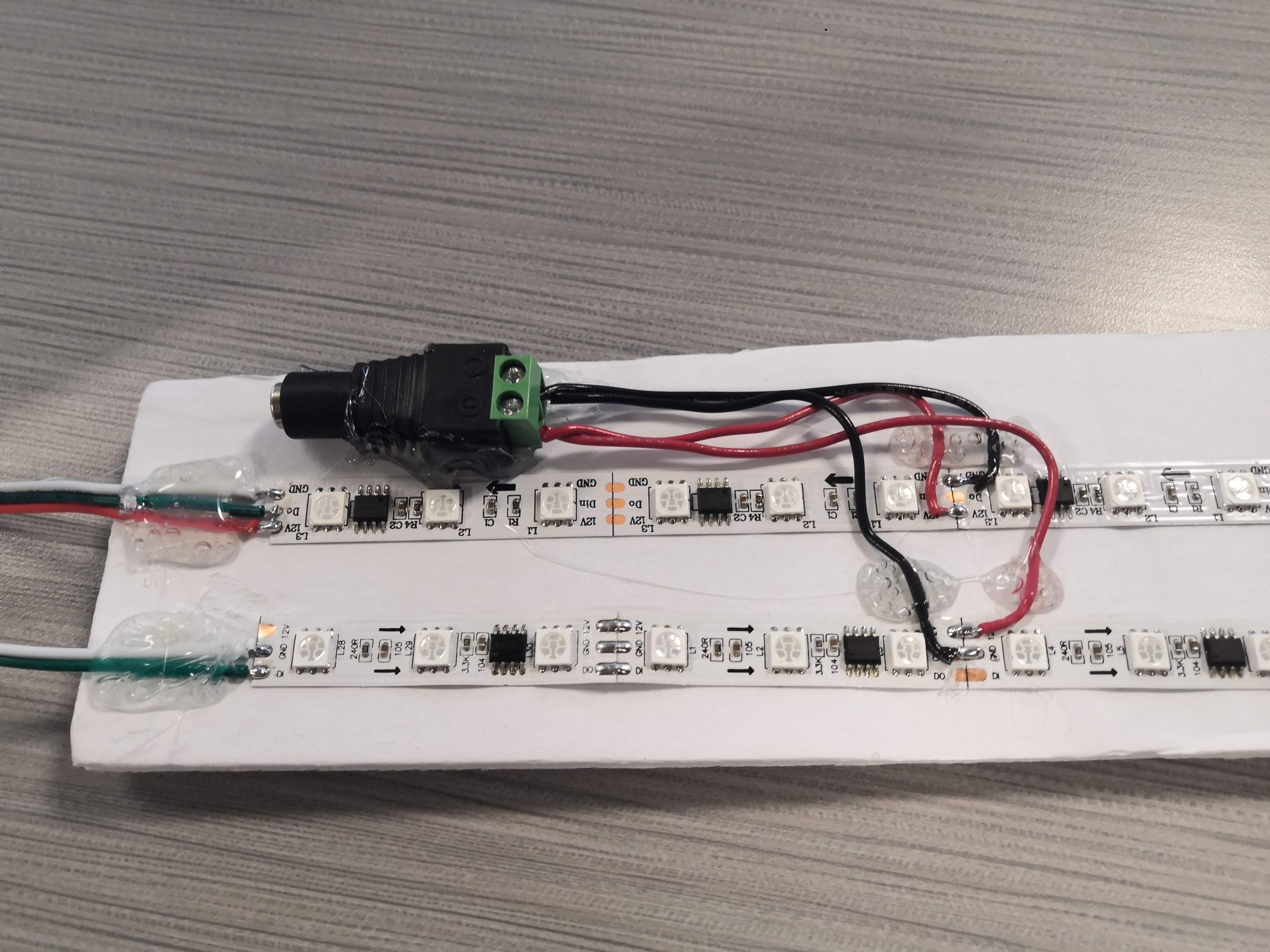 Skype for Business Status WS2812 RGB LED Desk Underglow : 6 Steps ...