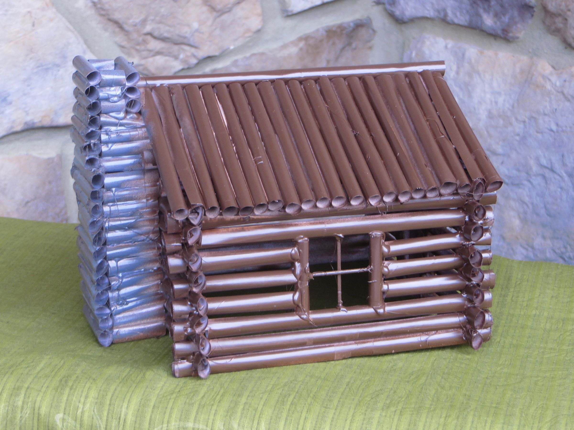 Log Cabin Made With Paper : 12 Steps (with Pictures) - Instructables