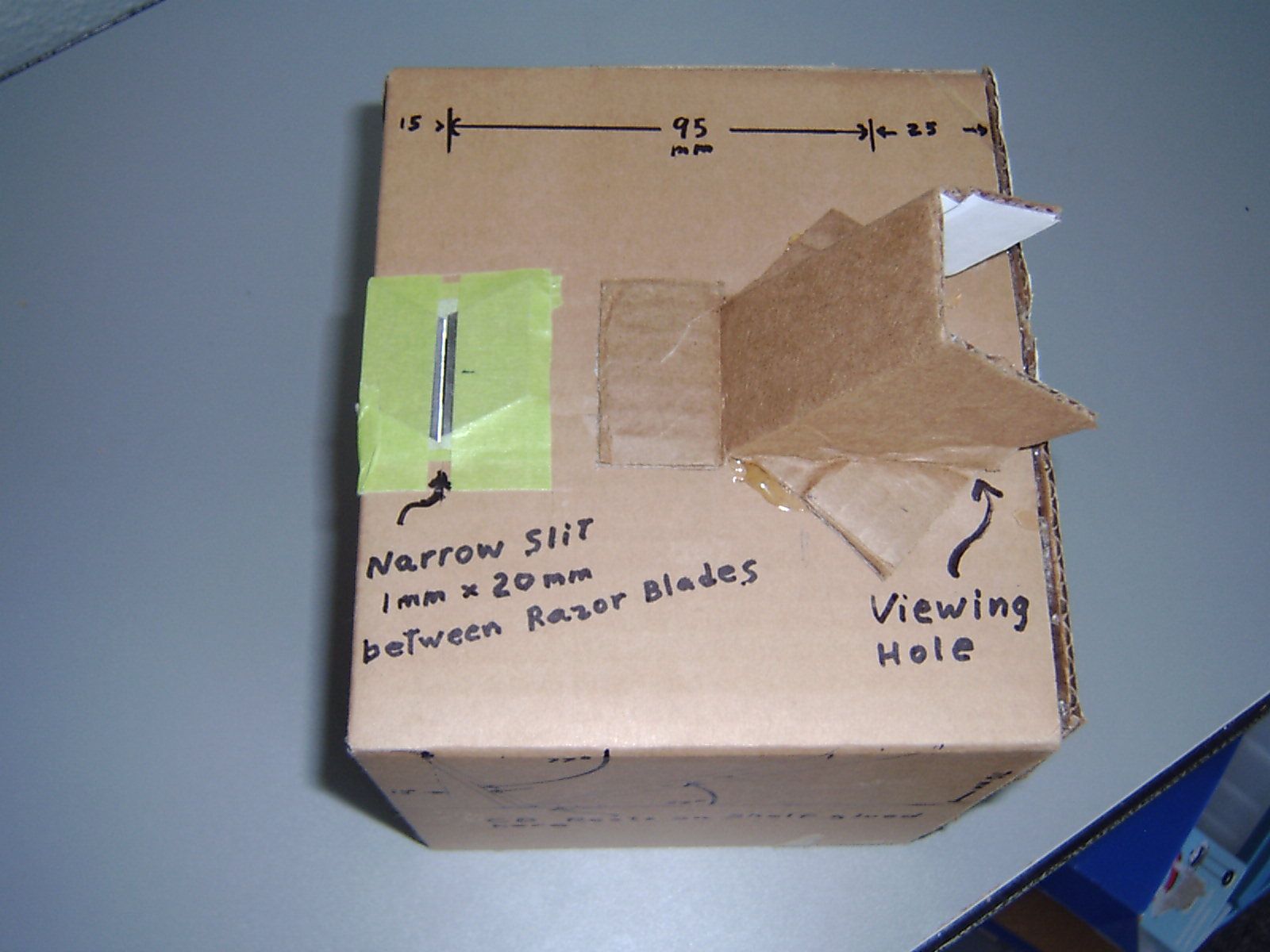 CD Spectroscope in a Box, Spectrograph : 3 Steps - Instructables