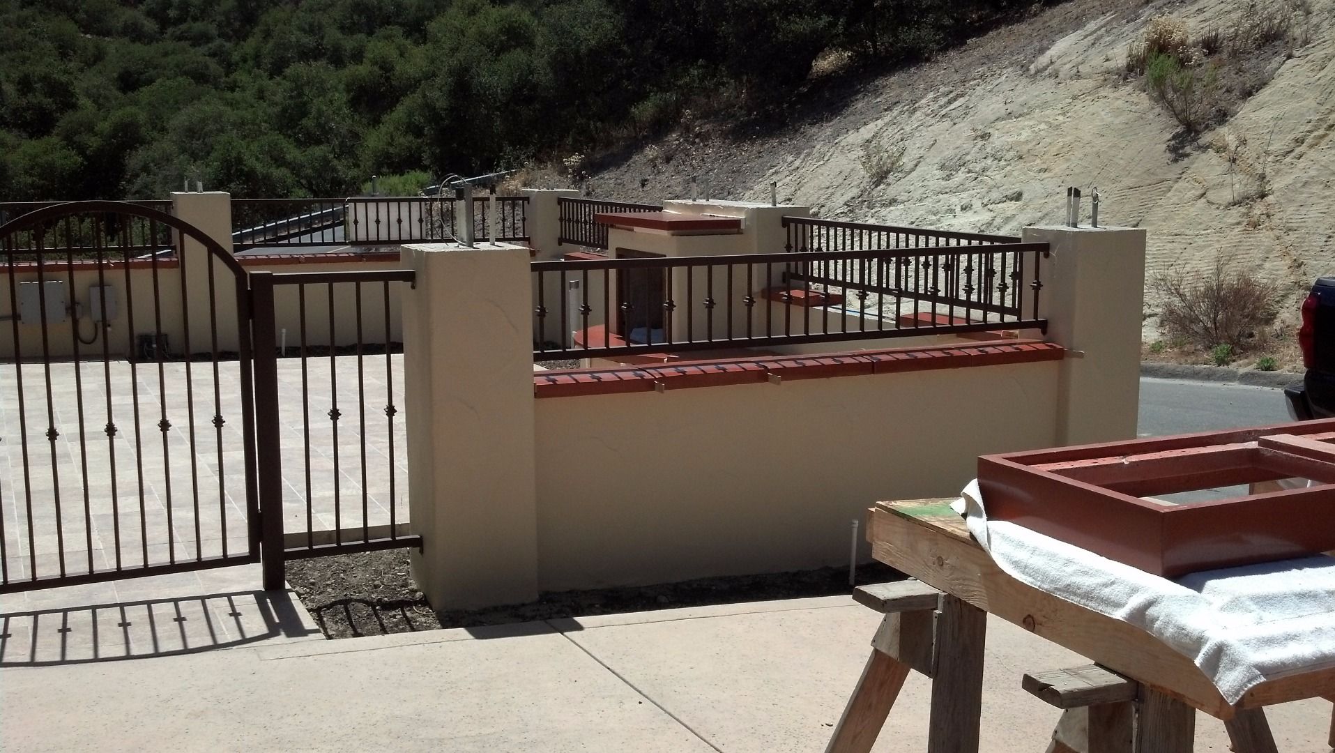 Architectural Cast Concrete: Wall Caps, Column Caps, and Fireplace ...