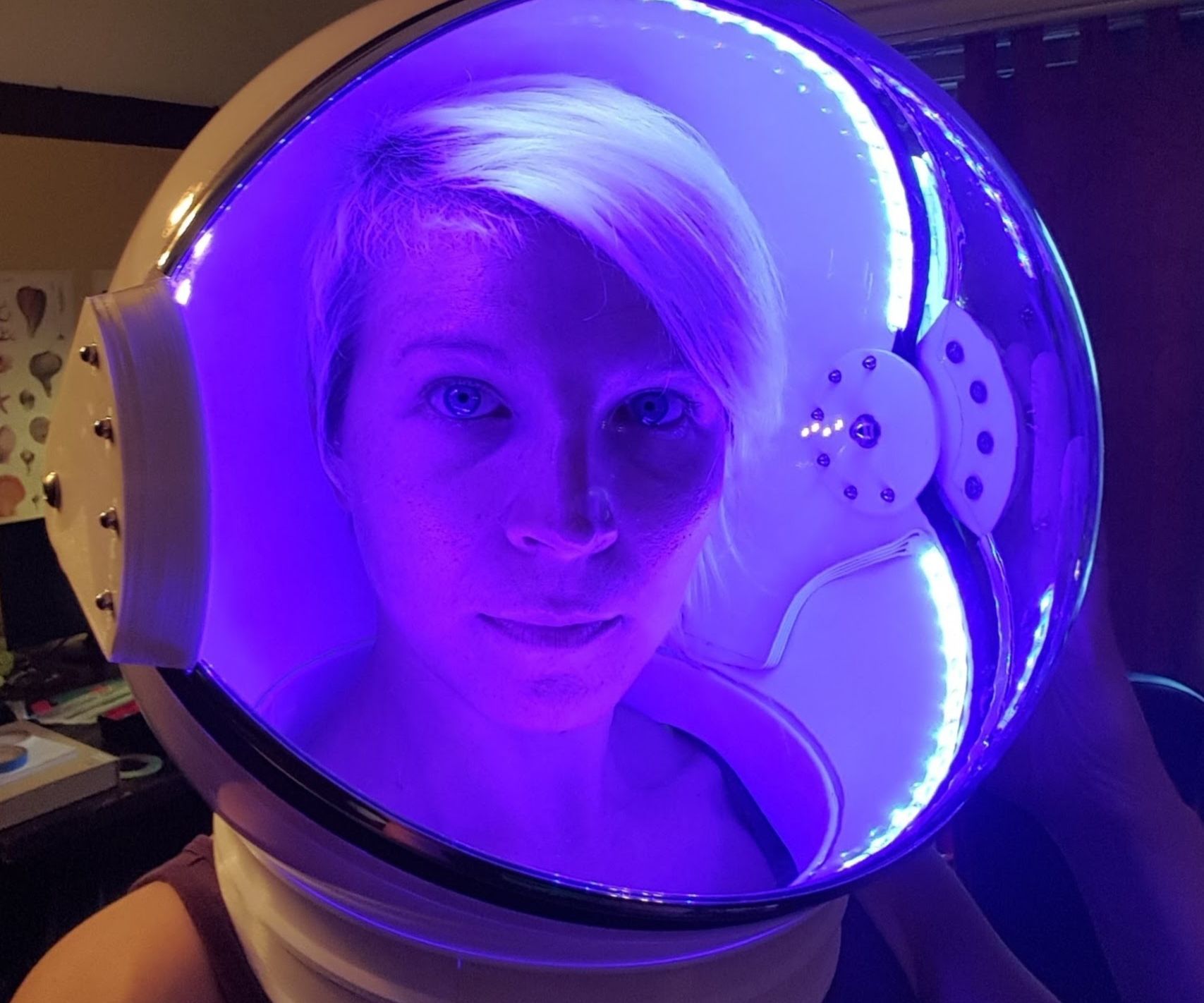 LED Space Helmet - 2019 Update : 8 Steps (with Pictures) - Instructables