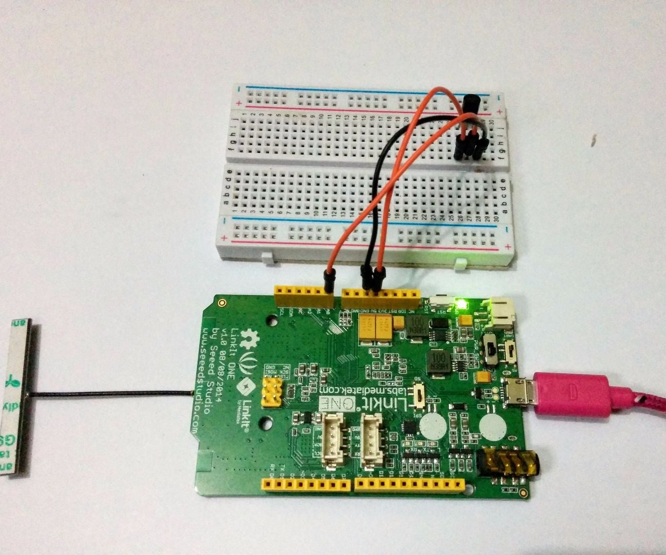 LinkIt One Temperature Monitor : 5 Steps - Instructables