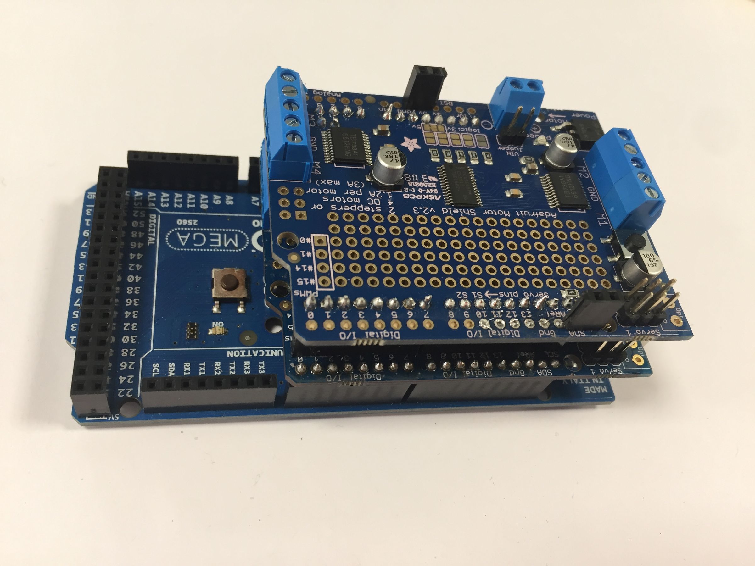 Using More Than 4 Motors - Stacking Multiple Motorshields : 3 Steps ...