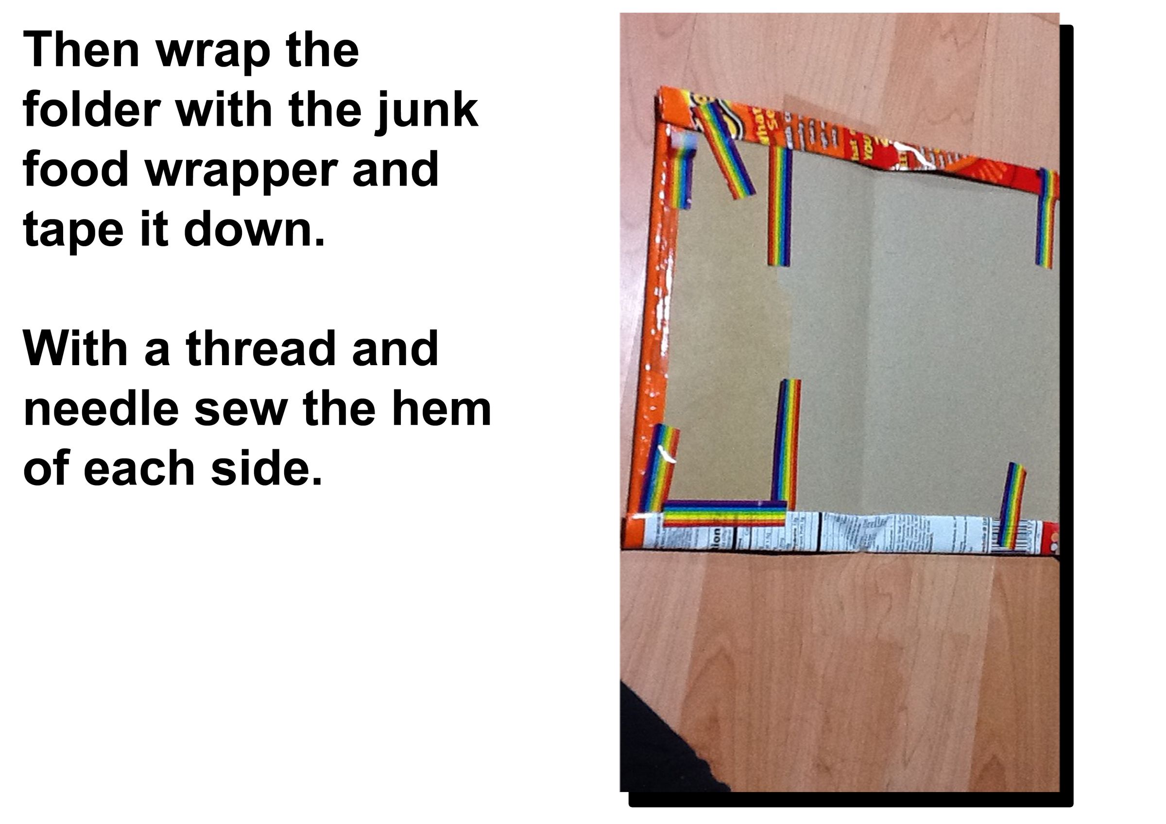 How to Make an Ipad Sleeve From a Junk Food Wrapper : 5 Steps ...