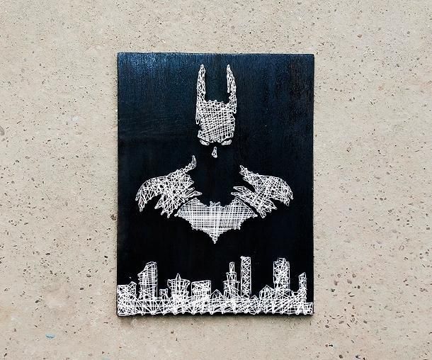 BATMAN | String Art : 6 Steps (with Pictures) - Instructables