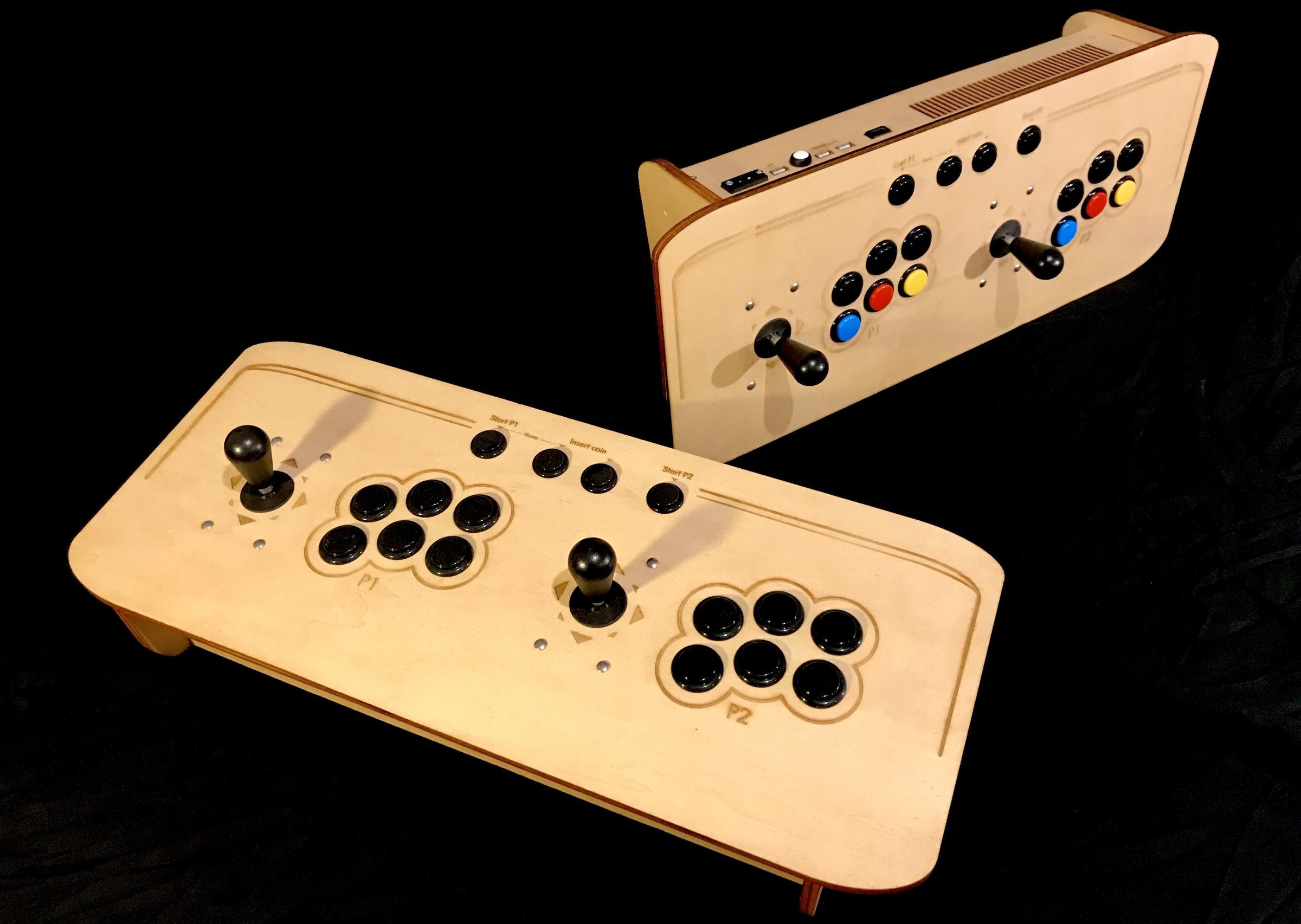 Acrade Strick 2 Players - Laser Cut : 23 Steps (with Pictures ...