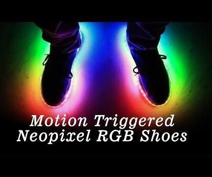 Motion Triggered Neopixel RGB Shoes! : 5 Steps (with Pictures ...