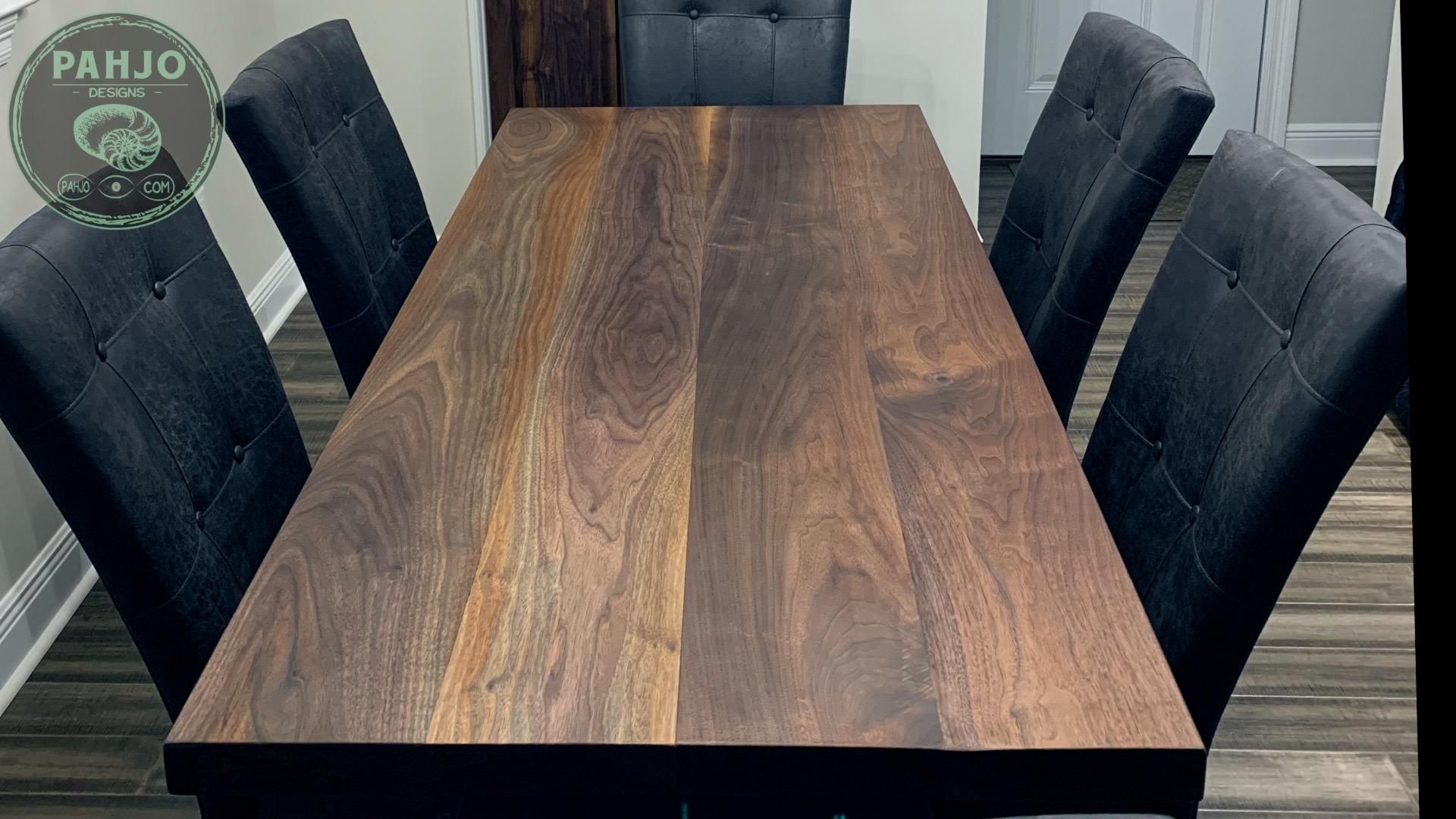 DIY Rustic Walnut Dining Table : 12 Steps (with Pictures) - Instructables