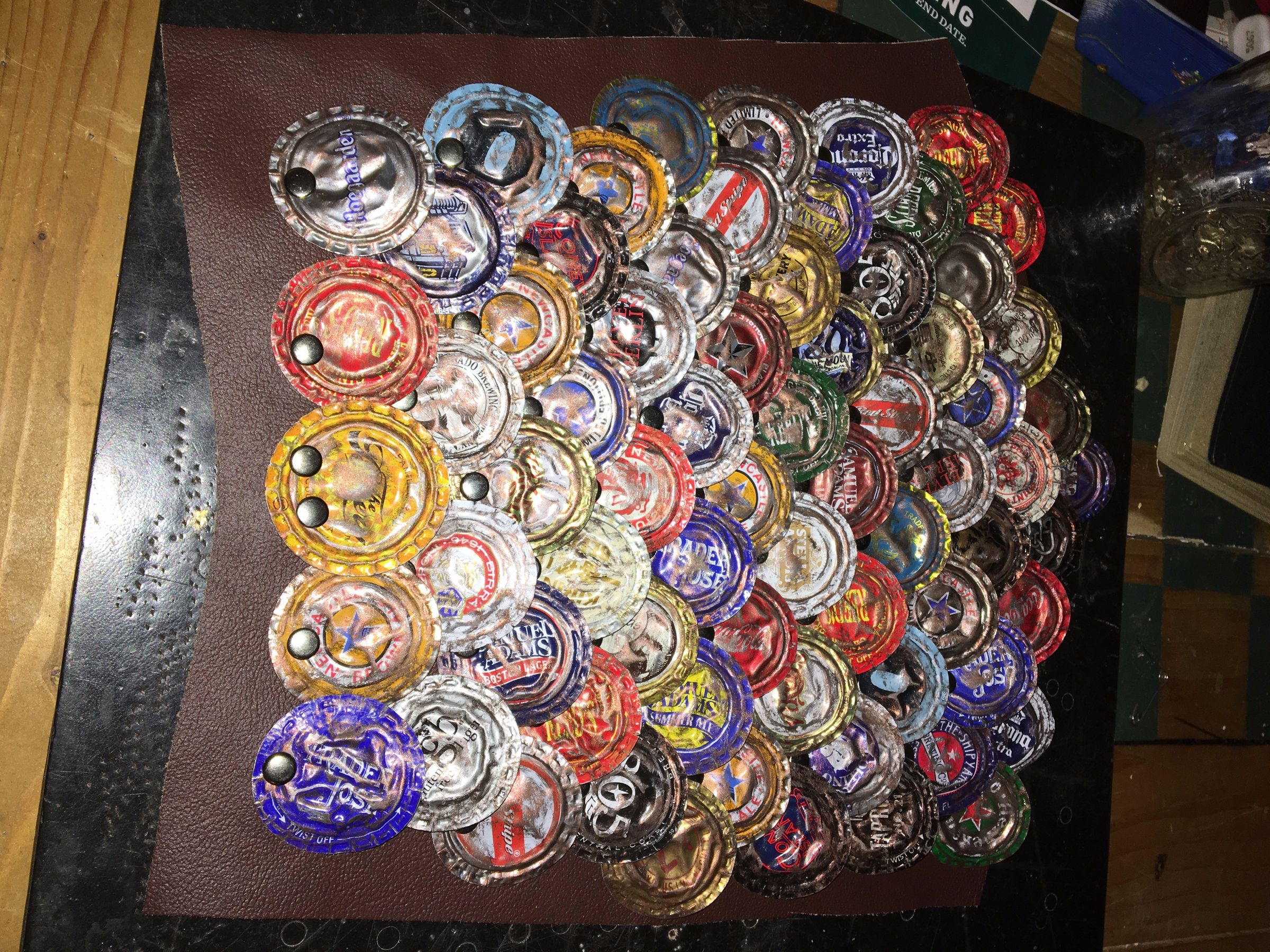 Bottle Cap Armored Bracer for Zombie Protection : 11 Steps (with ...