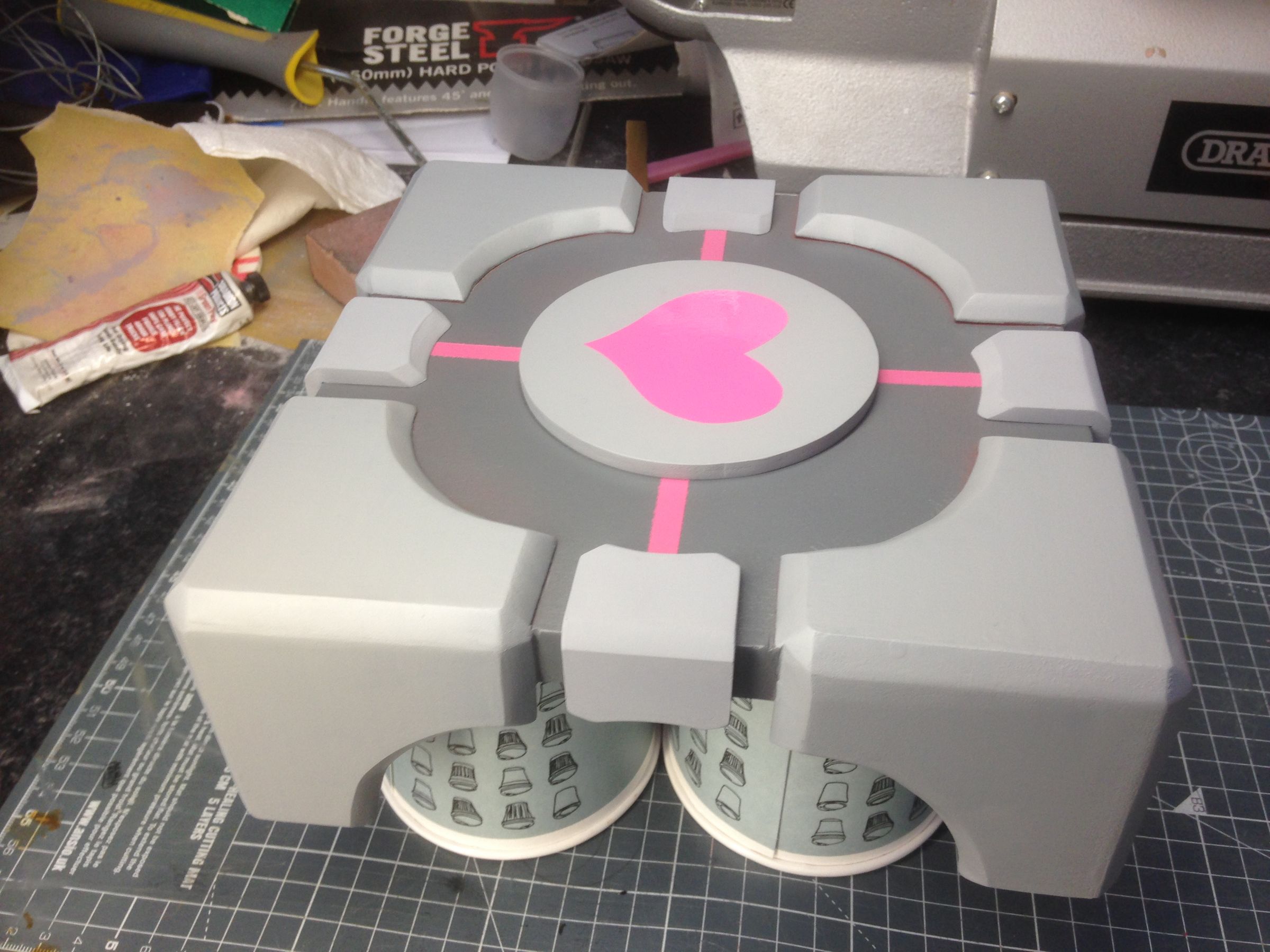 Portal: Companion Cube Storage Box : 9 Steps (with Pictures ...