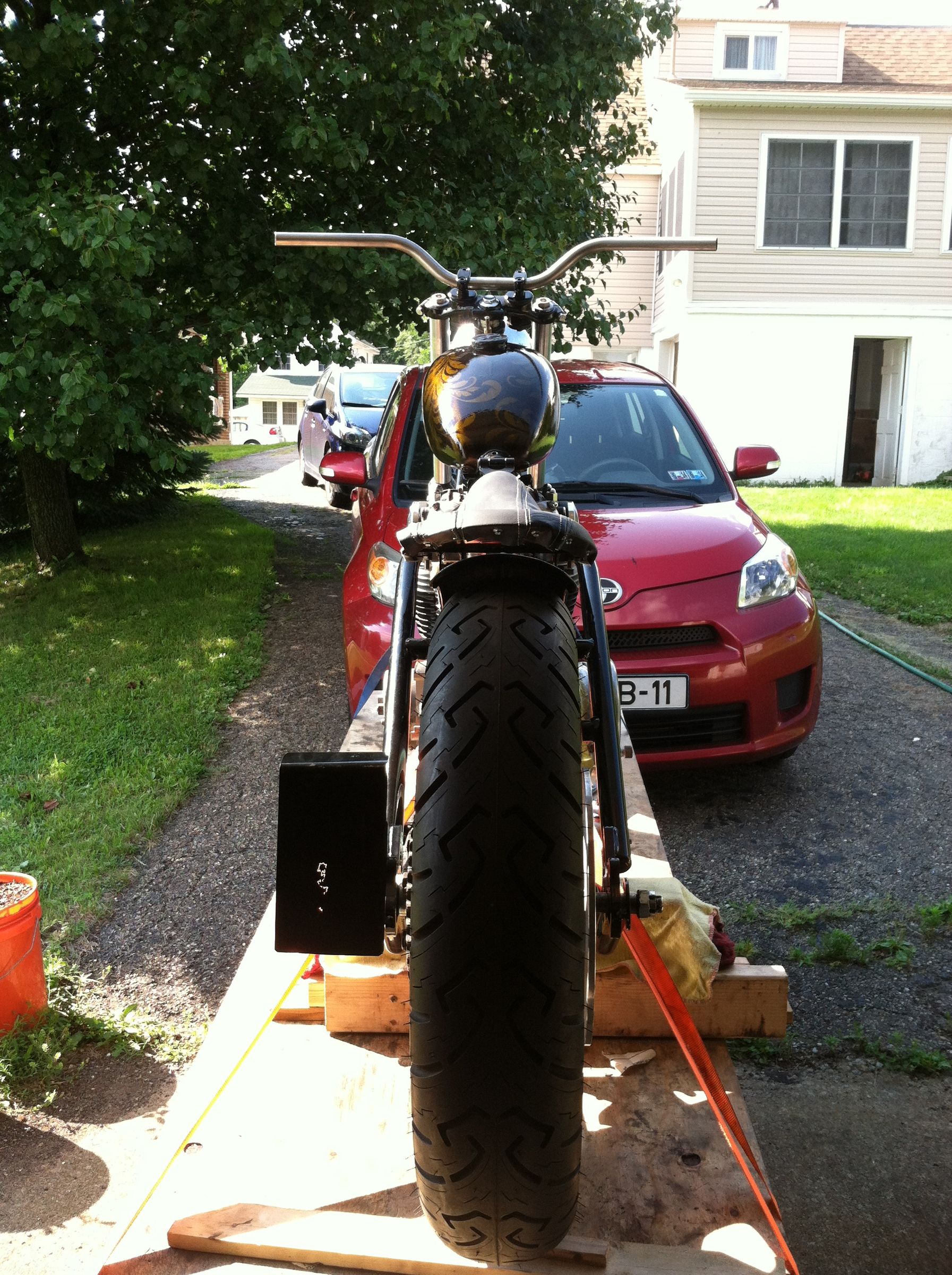 How to Make a License Plate Bracket for a Motorcycle (from Scrap) : 7 ...