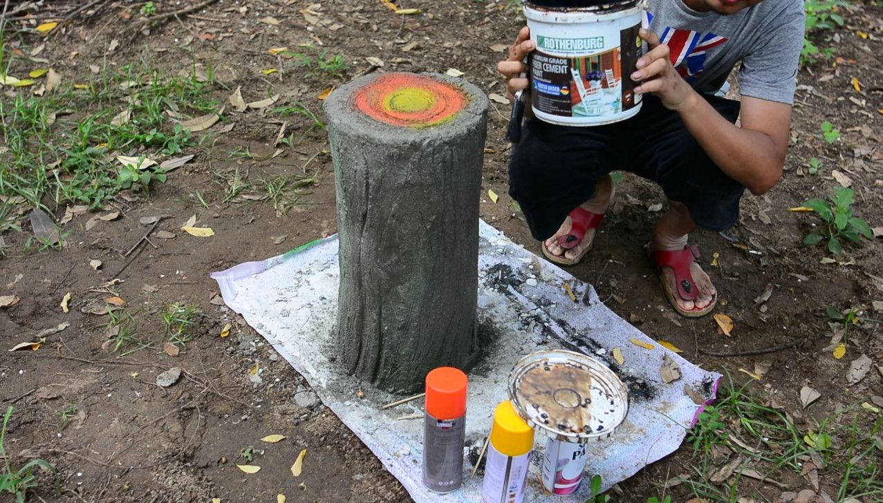 How to Make Concrete Tree Stump : 8 Steps (with Pictures) - Instructables