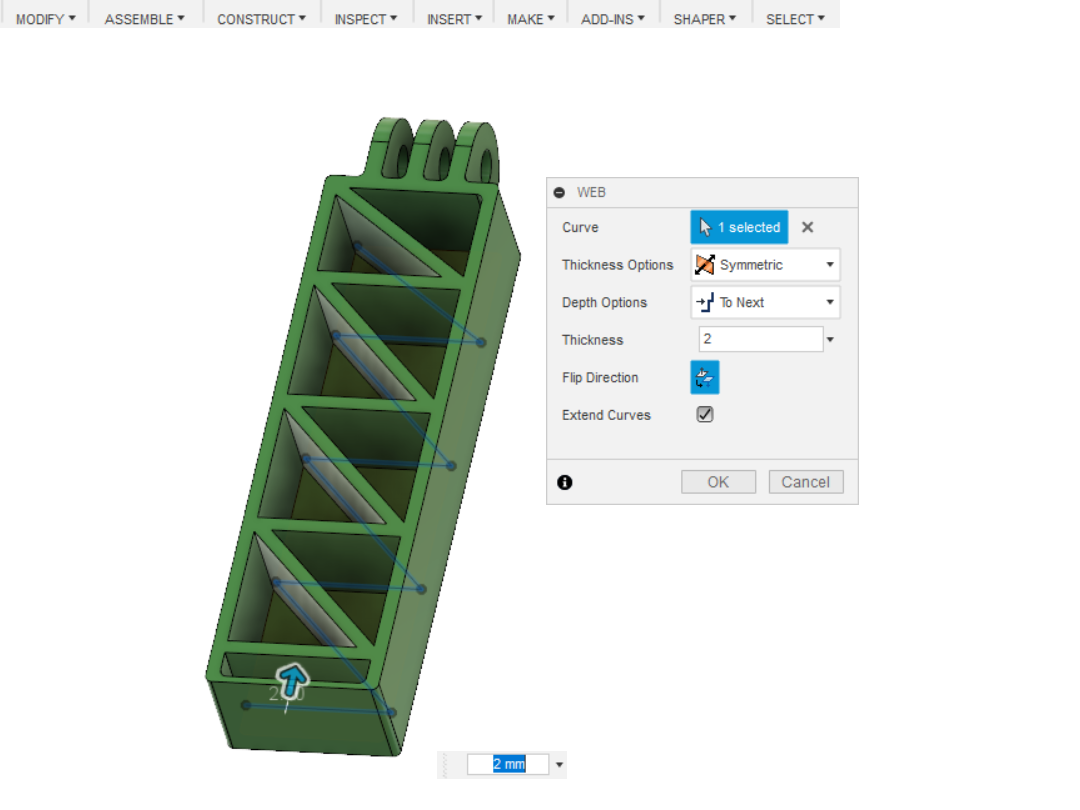 How to Use the Web Tool in Fusion 360 : 5 Steps - Instructables