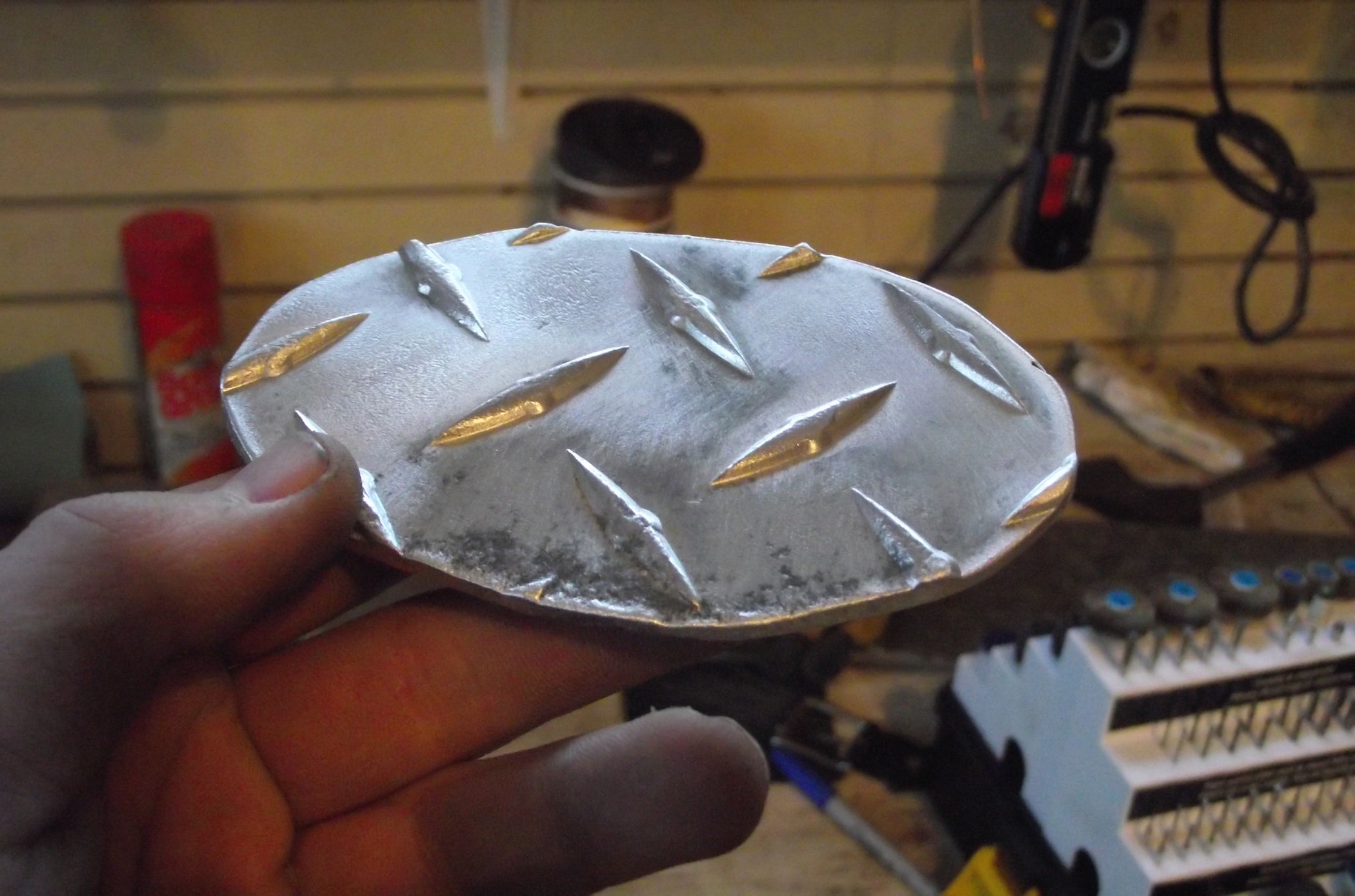 Diamond Plate Belt Buckle : 7 Steps (with Pictures) - Instructables