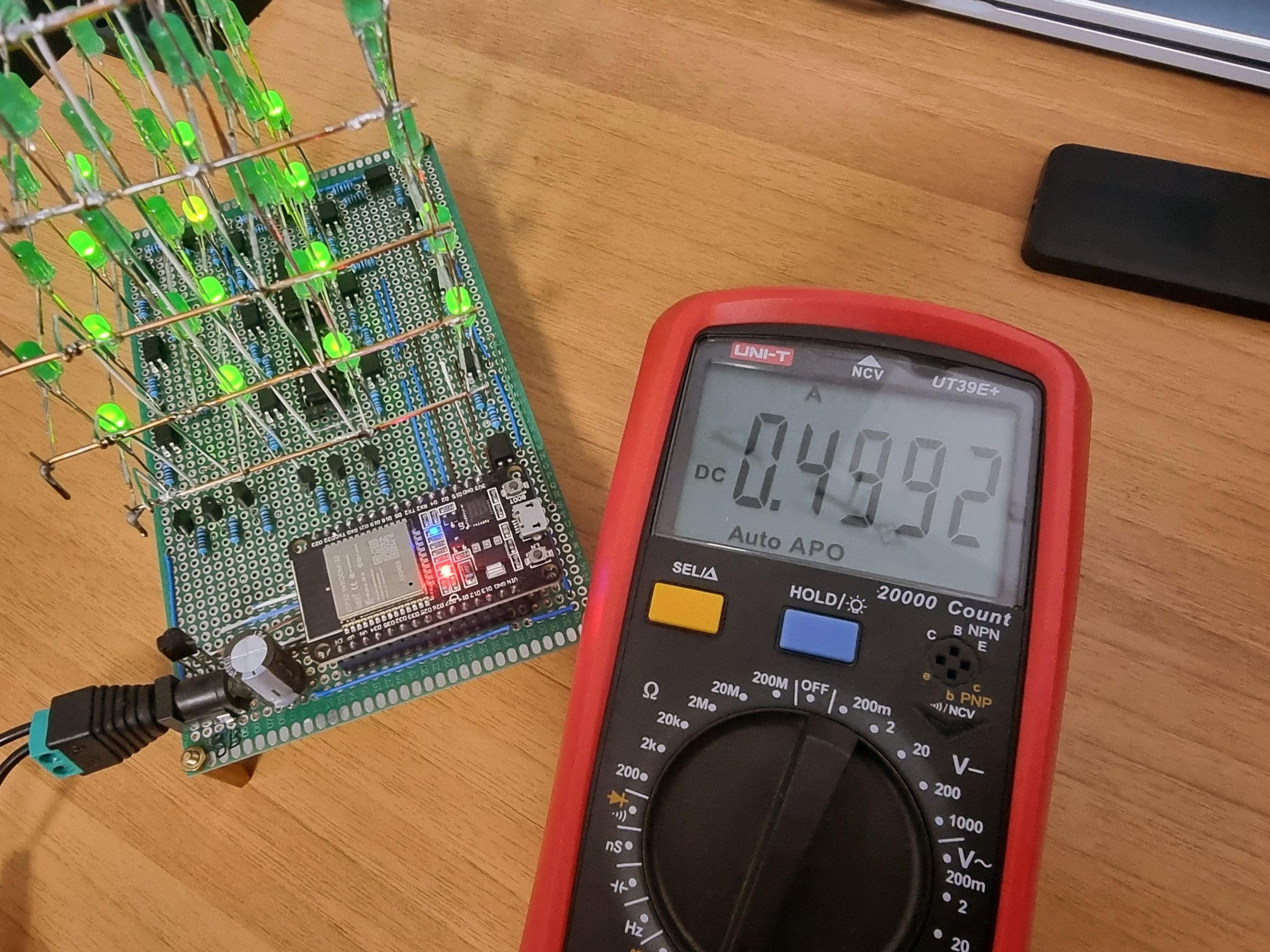 IR-controlled 4x4x6 LED Tower/Clock on ESP32 : 13 Steps - Instructables