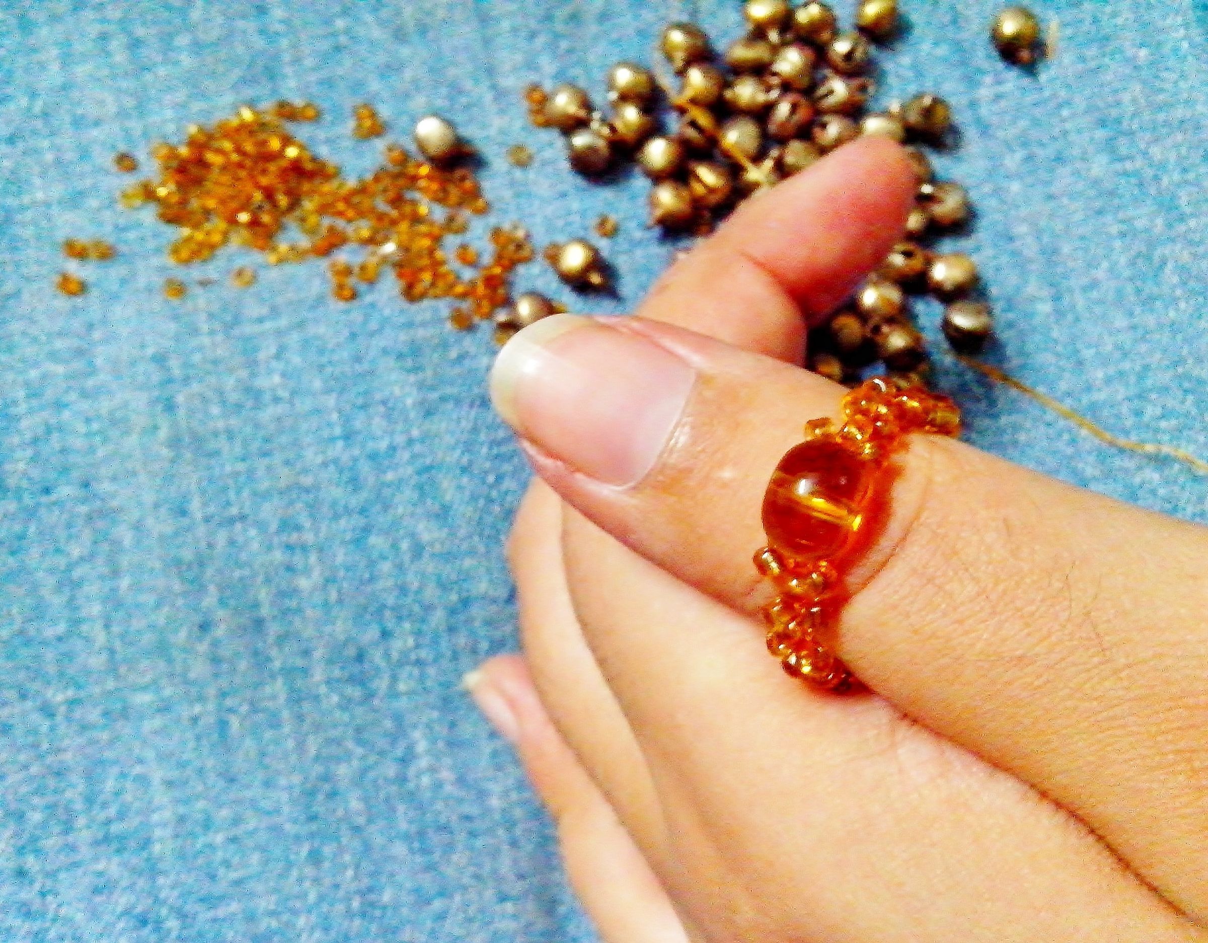 Make Your Own Seed Bead Ring : 6 Steps (with Pictures) - Instructables