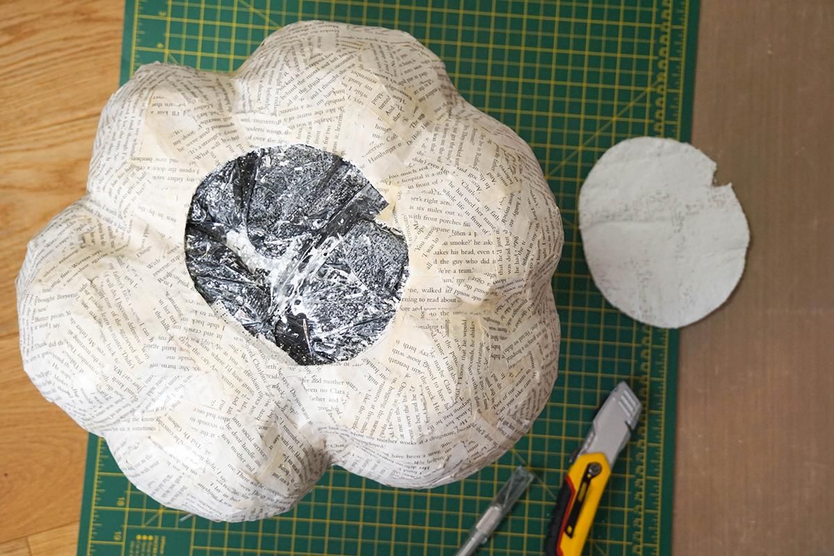DIY Mod-Roc PUMPKIN ! | How to Make a Large Halloween Prop : 8 Steps ...