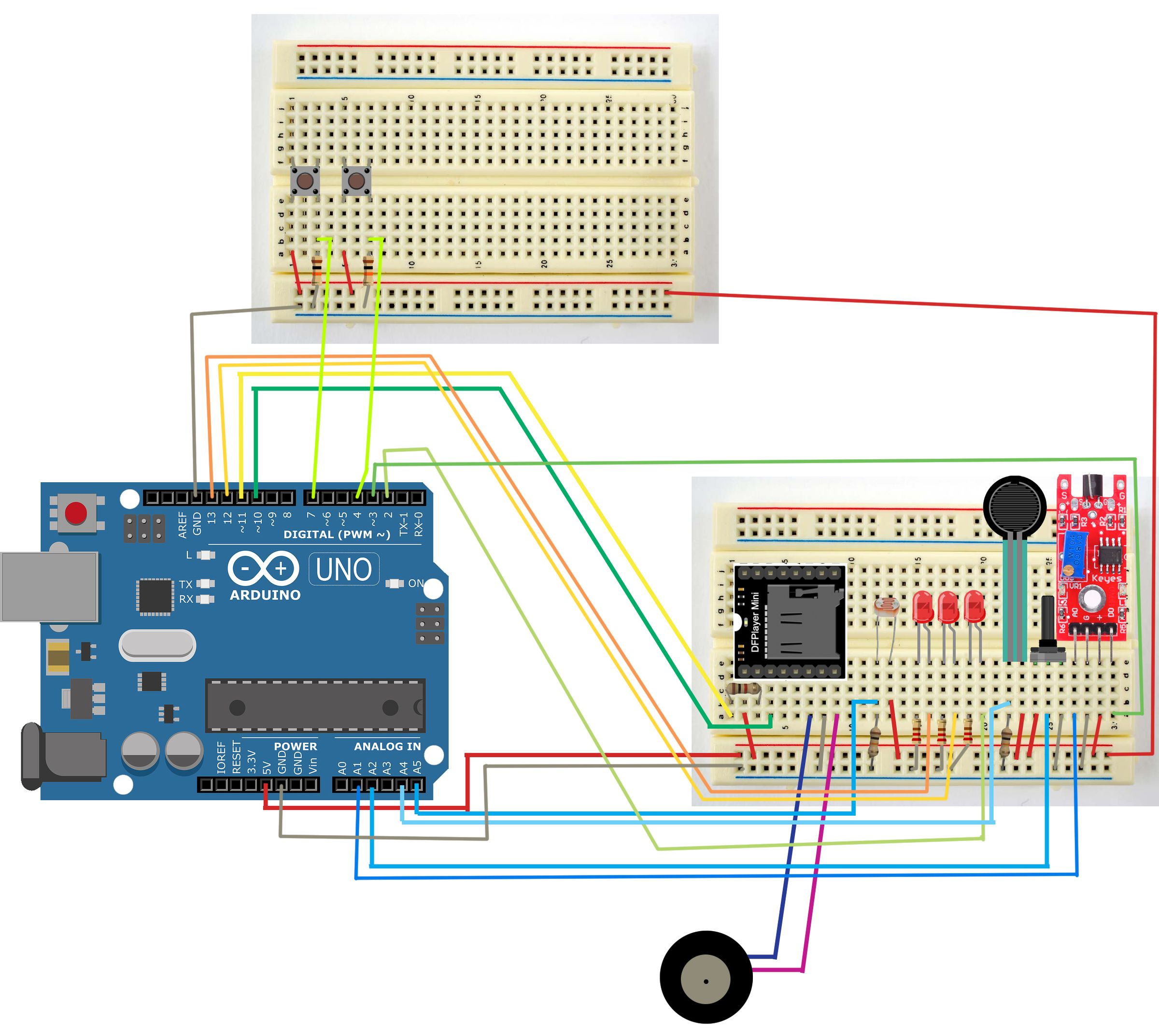 The Task Giving Arduino Machine (aka: Making Your Own Bop-it!) : 5 Steps - Instructables