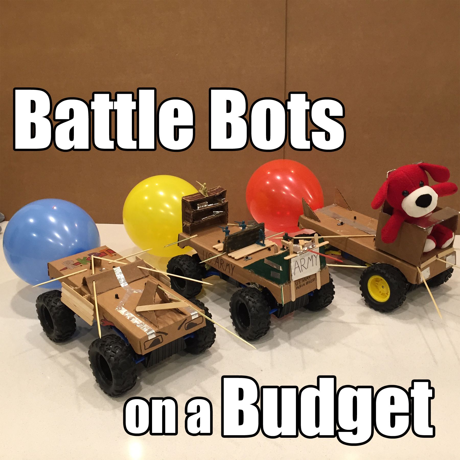 Battle Bots on a Budget : 5 Steps (with Pictures) - Instructables
