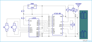 RF 433MHZ Radio Control Using HT12D HT12E | Making a Rf Remote Control Using HT12E & HT12D With ...