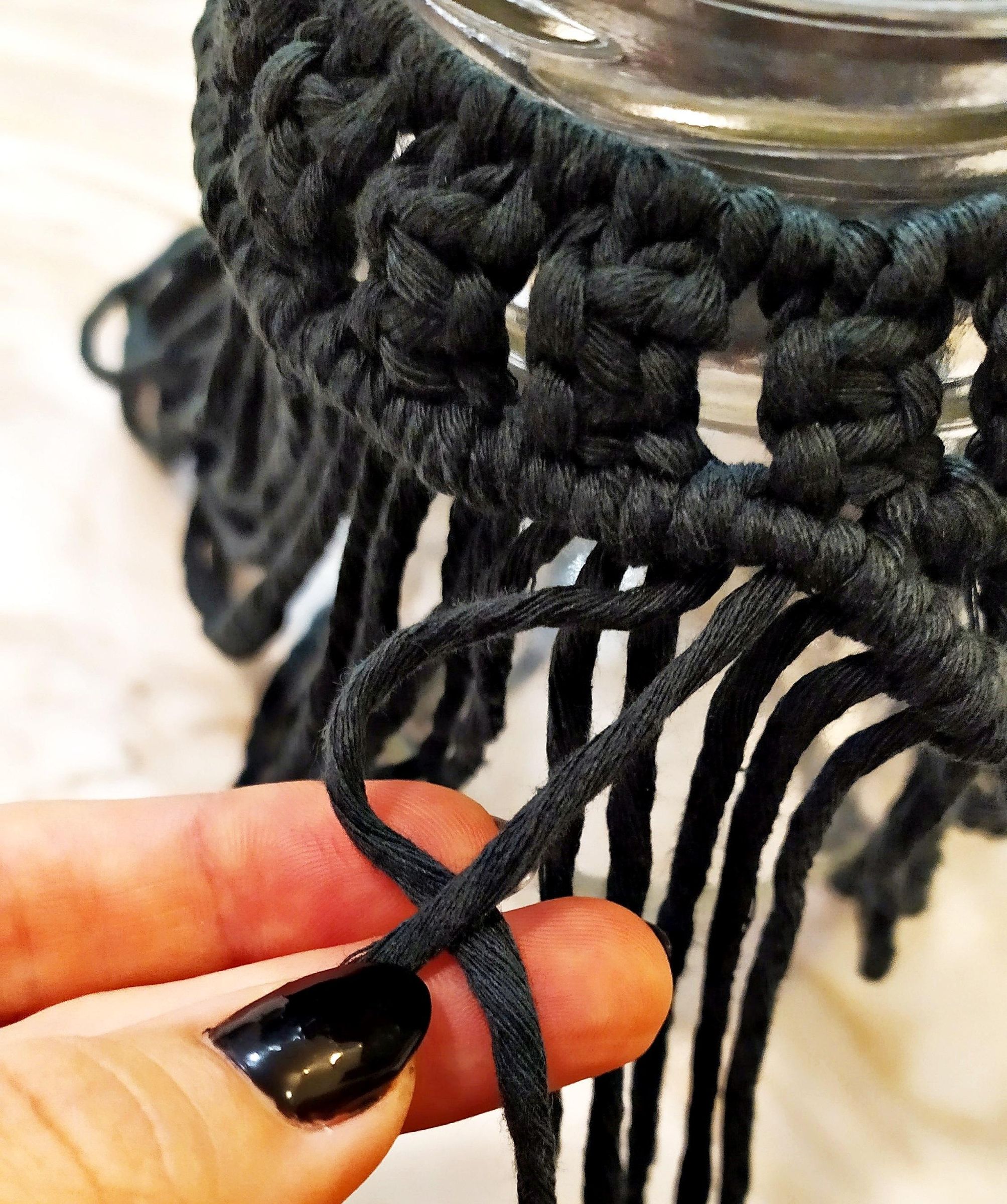 Bohemian Macrame Jar : 9 Steps (with Pictures) - Instructables