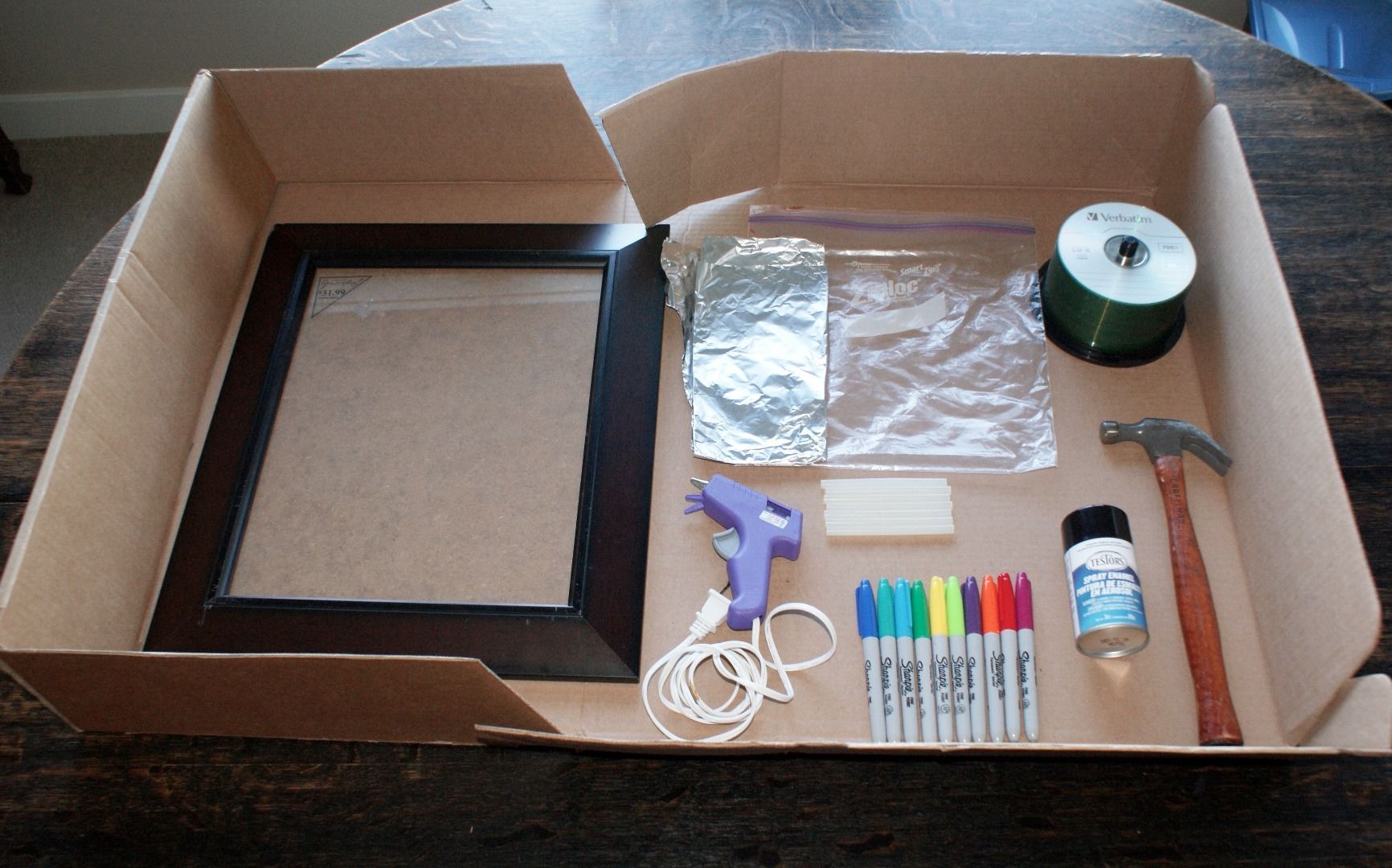 DIY Mimic Stained Glass Picture Frame : 12 Steps (with Pictures ...