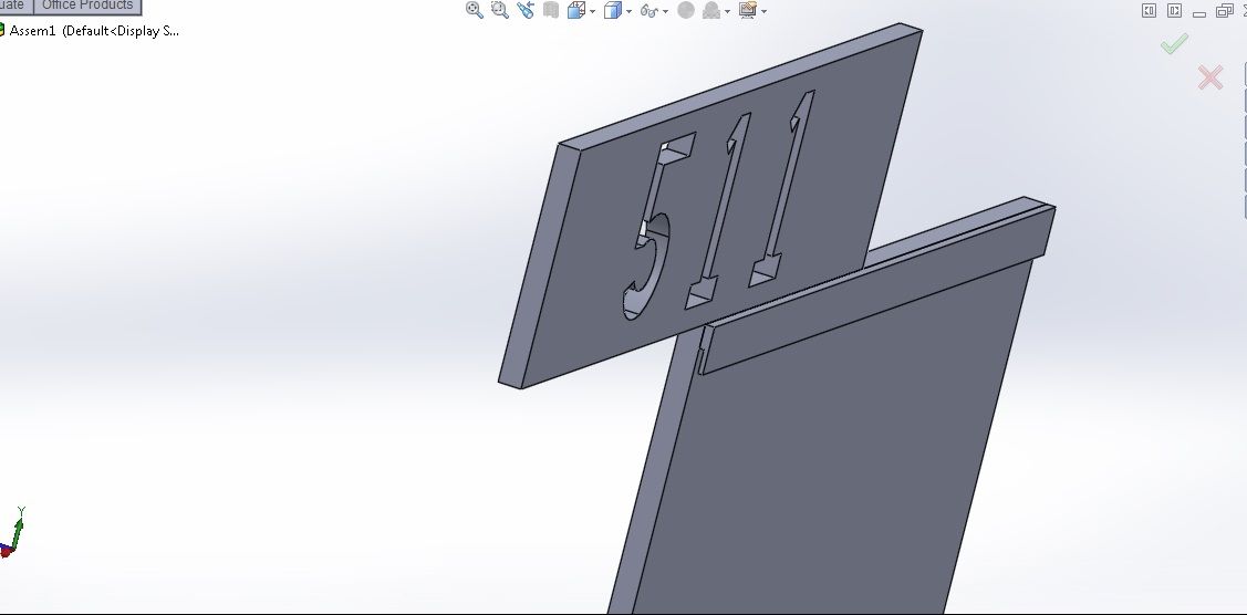 A SolidWorks Door Plate : 15 Steps - Instructables