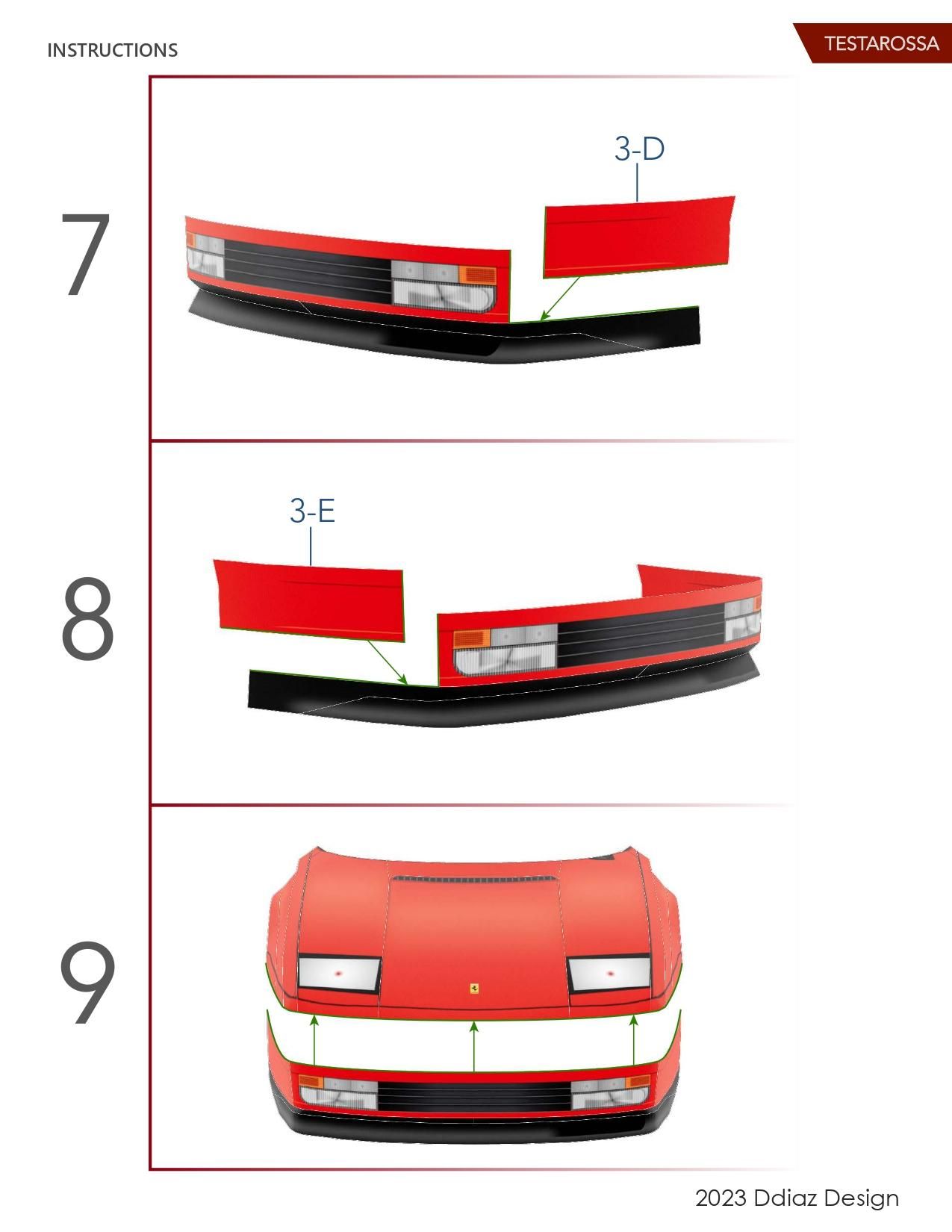 Ferrari Testarossa DIY Paper-Craft - Instructables