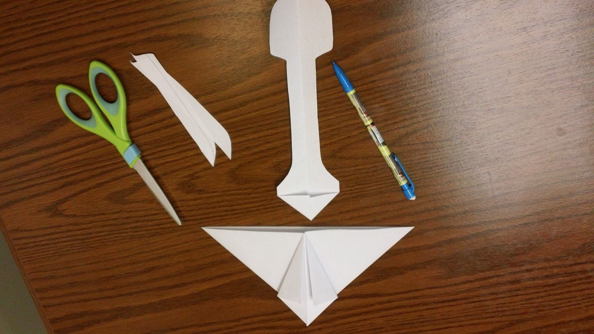 Paper Airplane Glider From Grampa D : 7 Steps (with Pictures ...