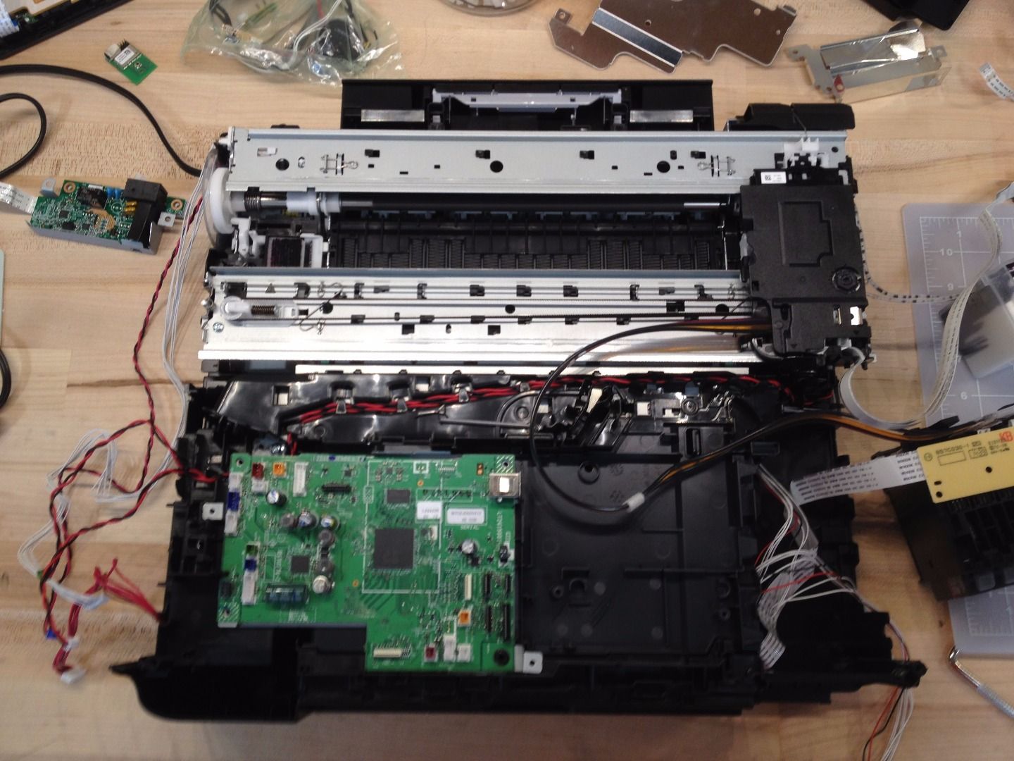 Disassembling a Brother MFC-J450DW Printer : 31 Steps - Instructables