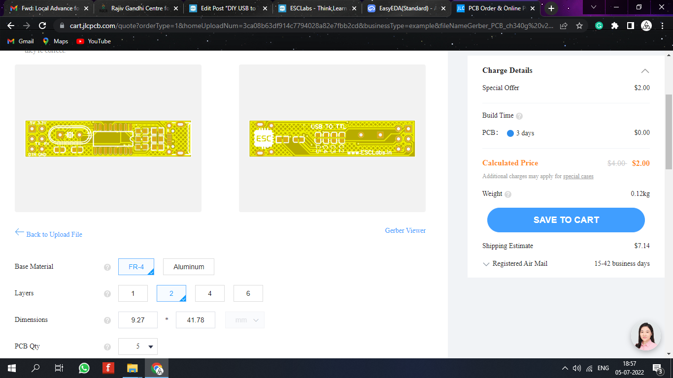HOW TO MAKE USB to TTL CONVERTER (CH340) : 7 Steps - Instructables