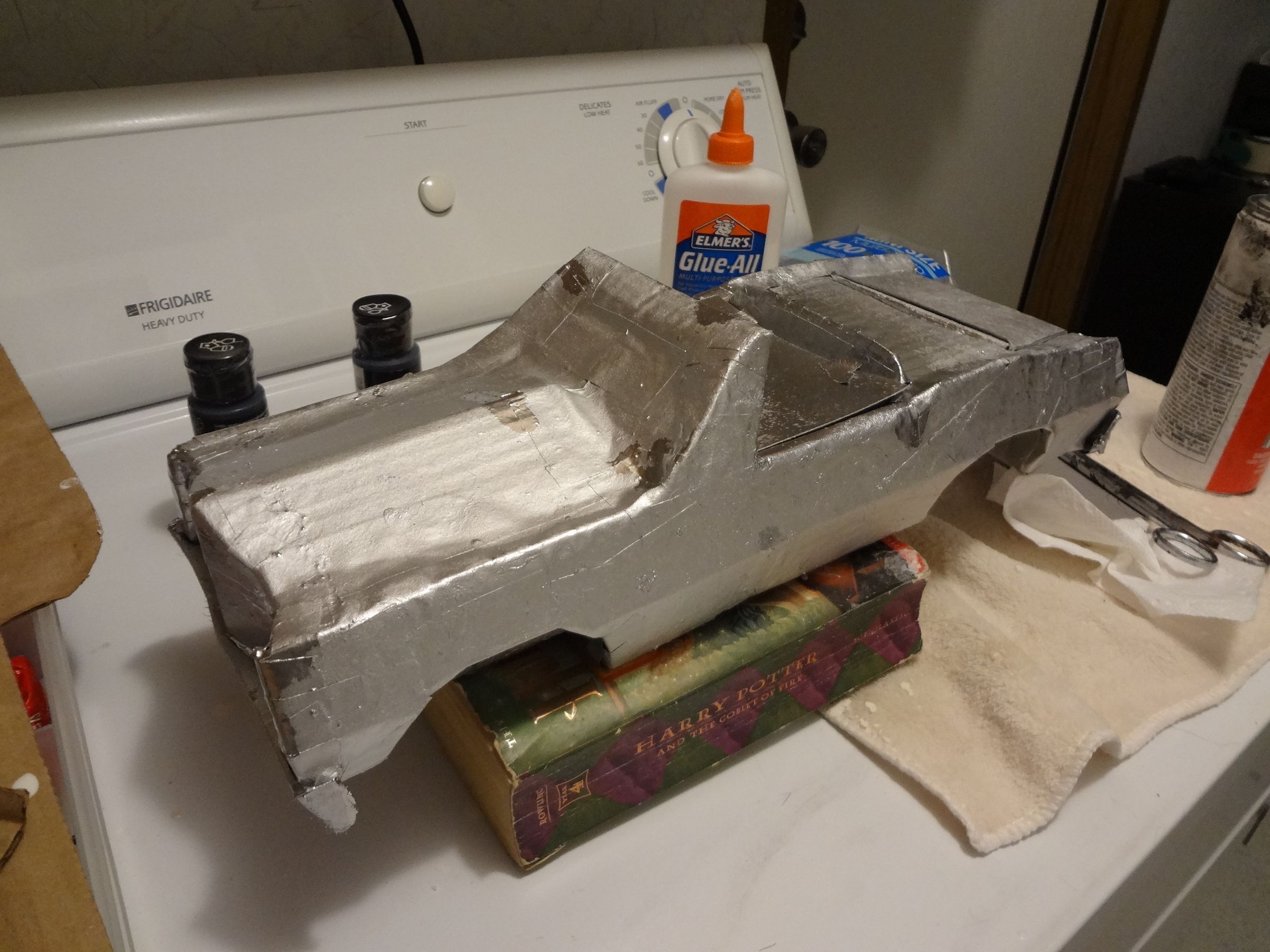 Paper Mache Cardboard Car. : 7 Steps (with Pictures) - Instructables